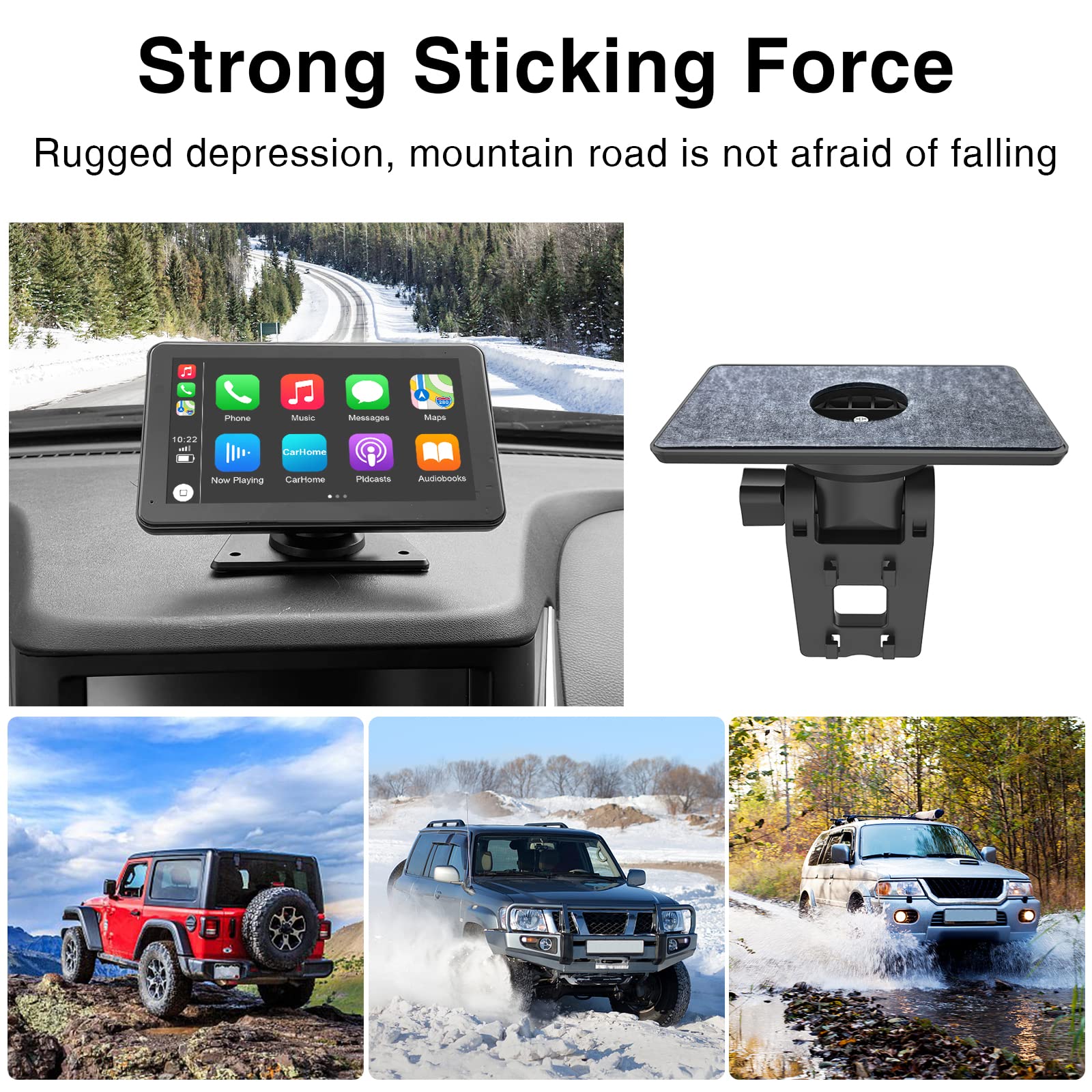 Snapklik.com : CARPURIDE Sticker Bracket Compatible