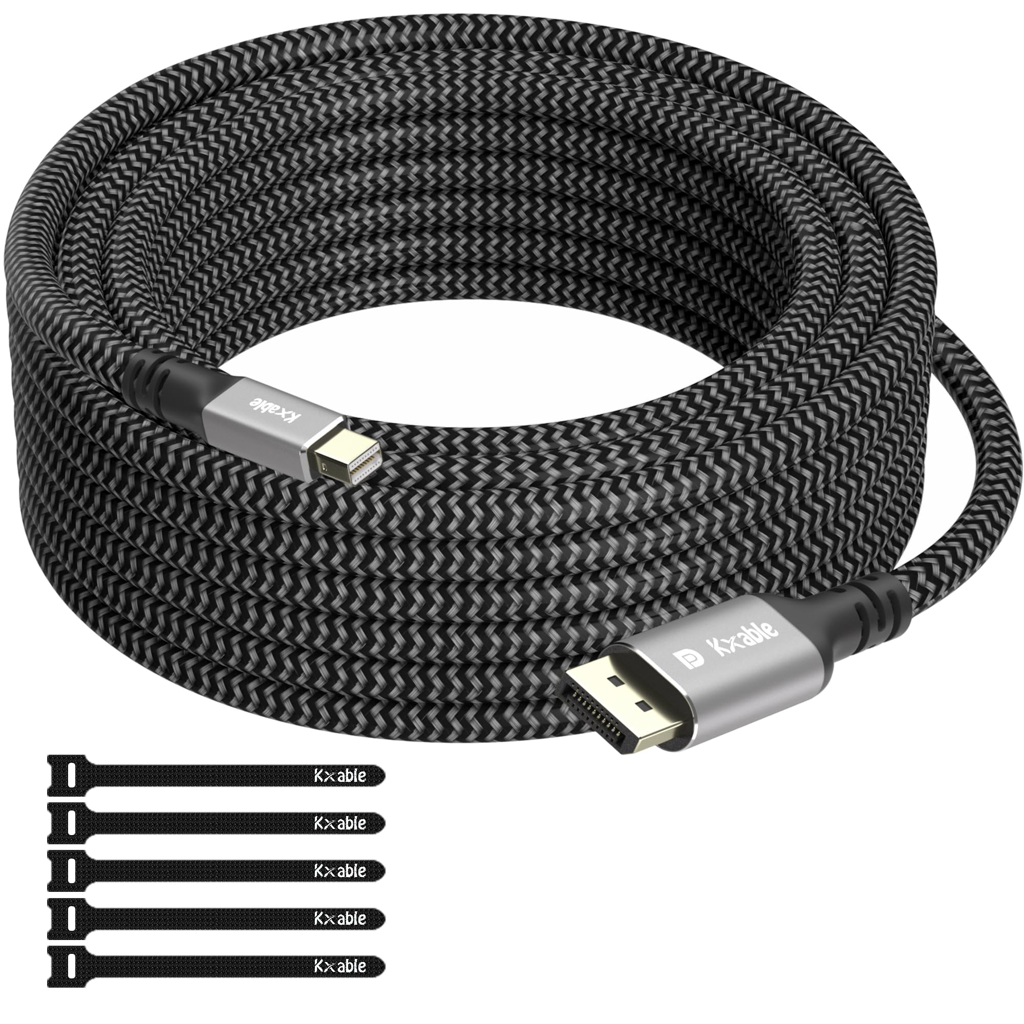 4K Mini DisplayPort to Mini DisplayPort Cable 25FT, [4K@60Hz, Gold ...