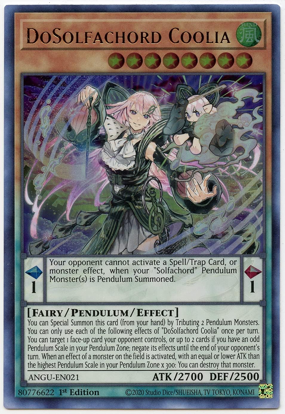 Amazon.com: YU-GI-OH! DoSolfachord Coolia - ANGU-EN021 - Ultra Rare ...