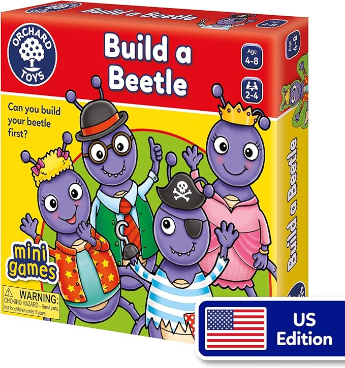 Orchard Toys Build A Beetle Mini Game - Fun Educational Game : Amazon ...