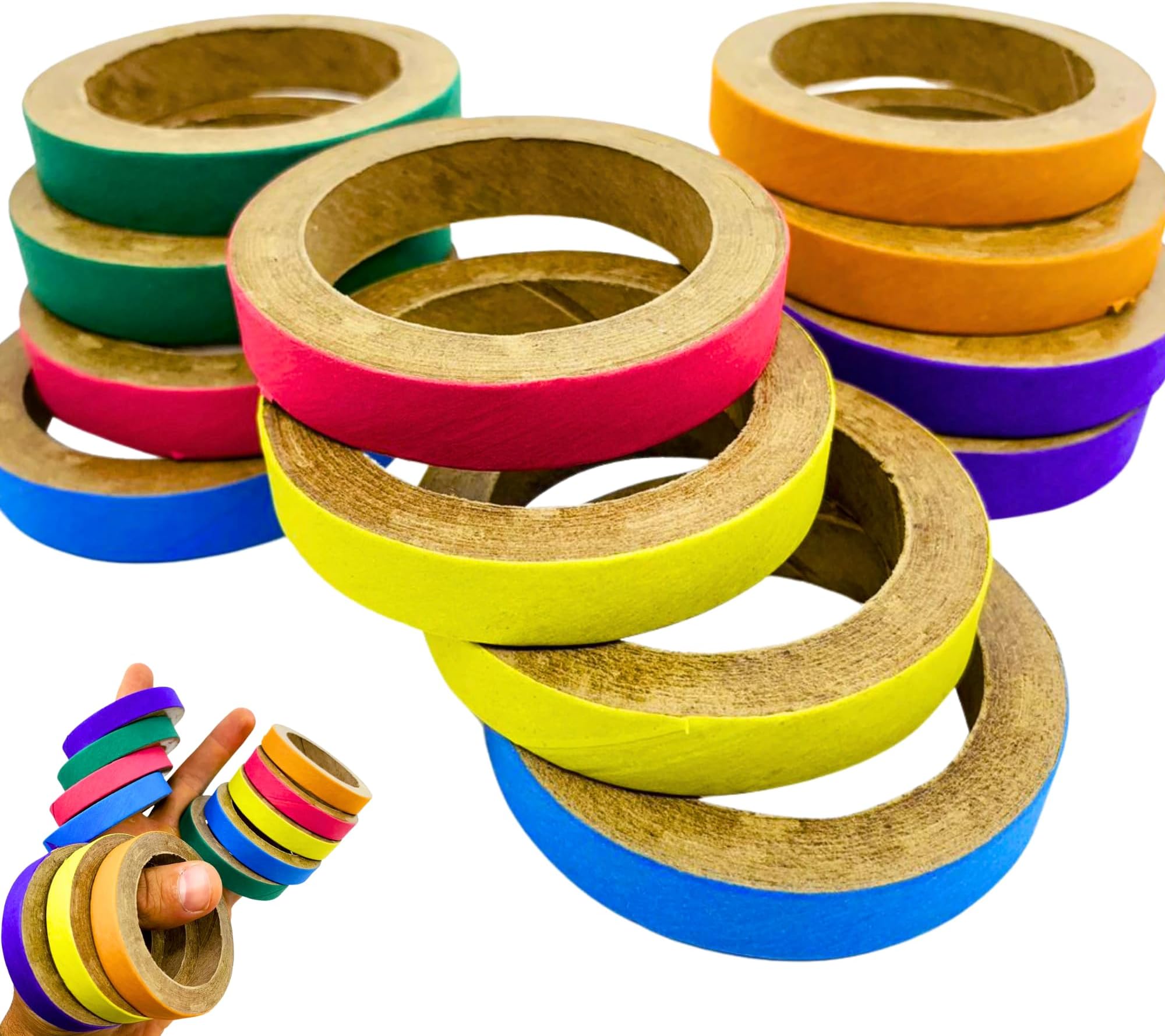 Amazon.com : 2071 pk6 4 Inch Chew Bagels Bonka Bird Toys Foraging ...