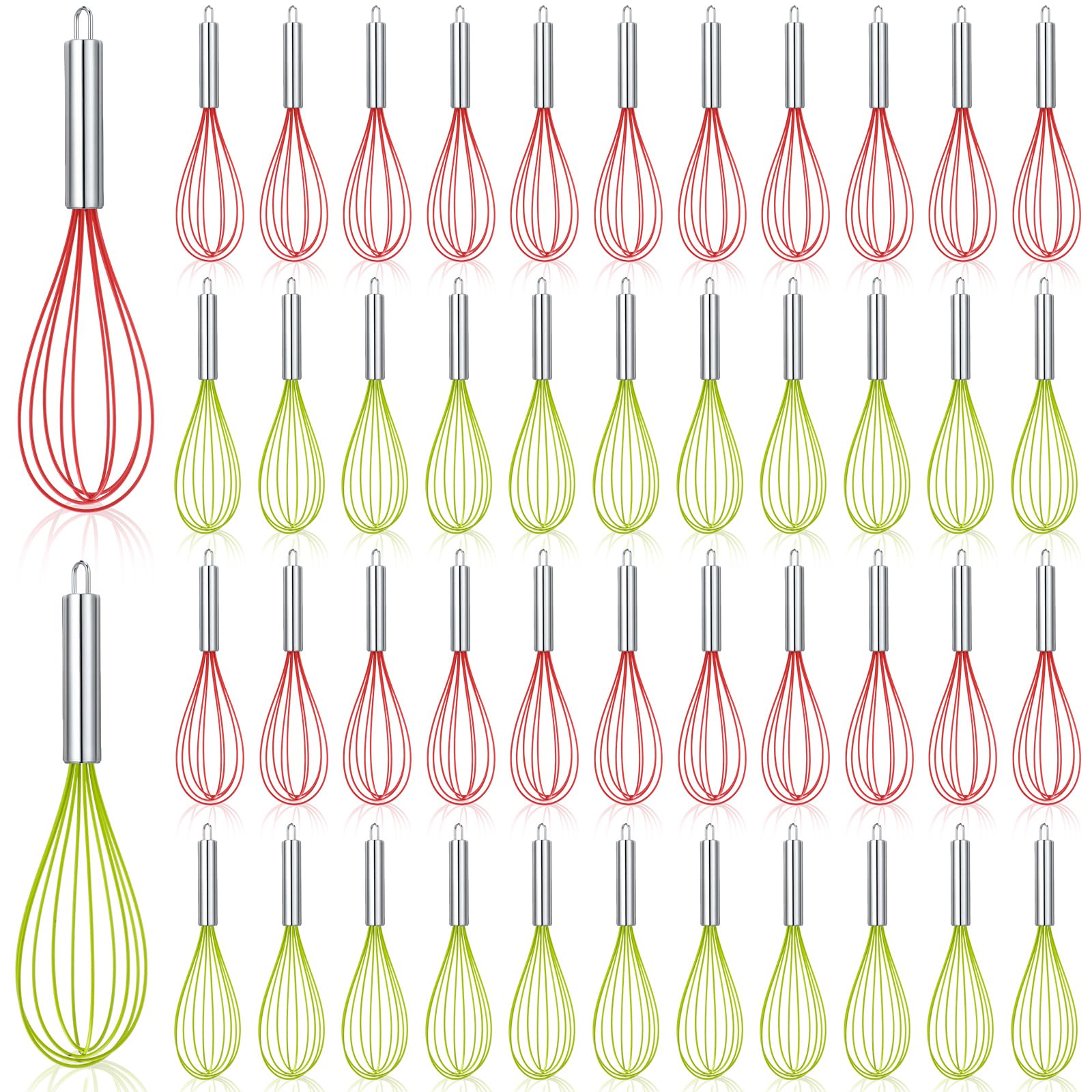 Amazon.com: FoldTier 48 Sets 12 Inch Christmas Whisks Gifts DIY ...
