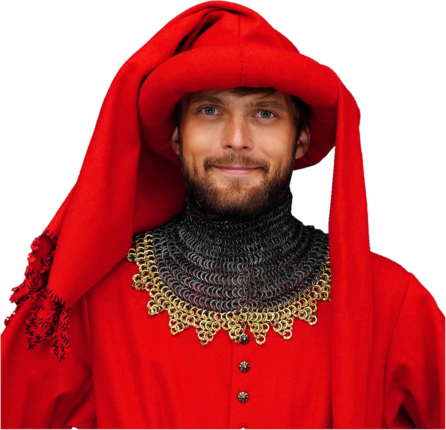 Amazon.com: Mythrojan Woolen Chaperon Hood – 15th Century Long Tail ...