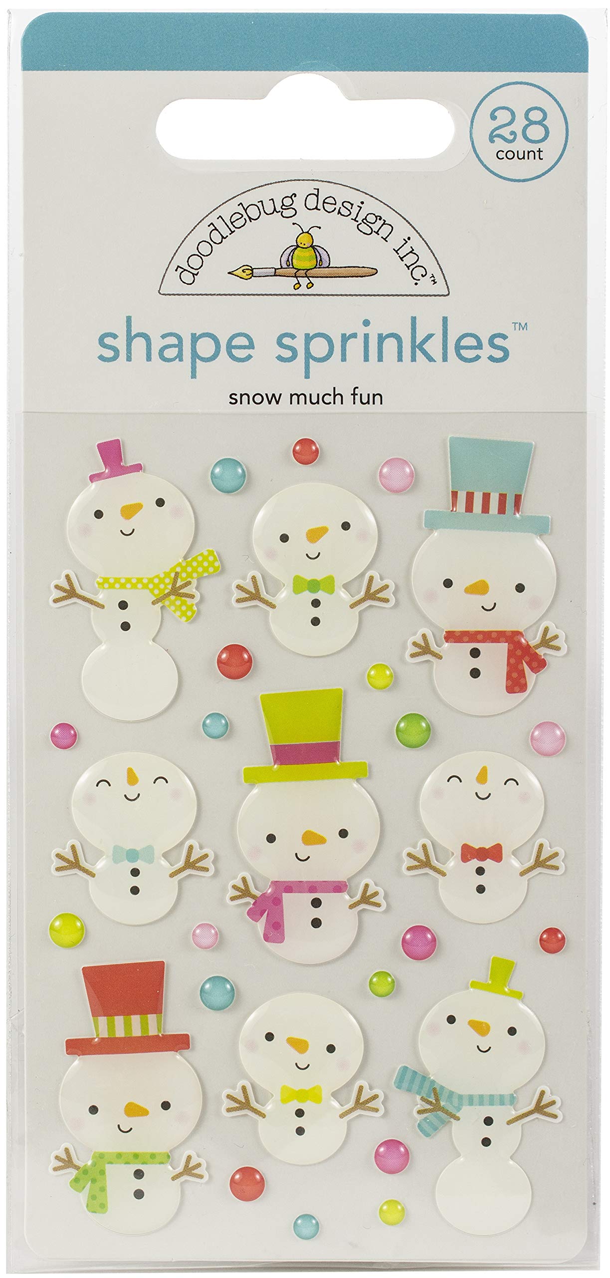 Amazon.com: Doodlebug CT6153 Sprinkles Adhesive Glossy Enamel Shapes ...