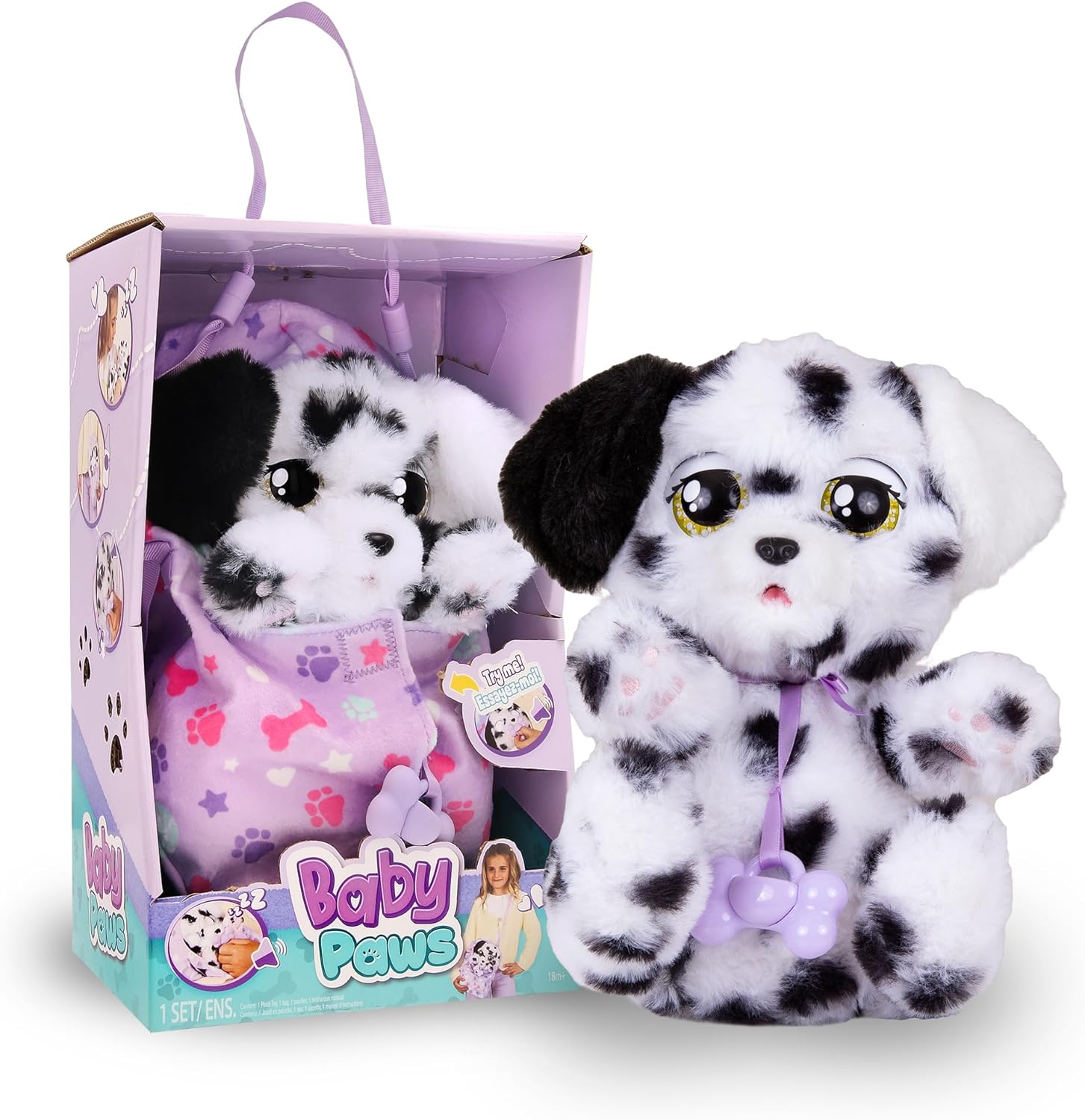 IMC Toys Baby Paws - Cachorro dálmata con Portador | Cachorro de ...