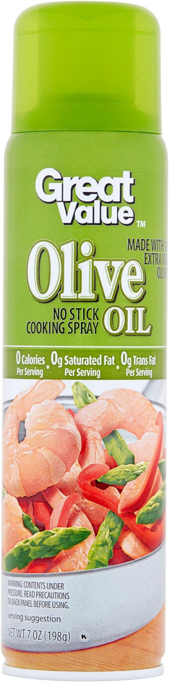 Amazon.com : Great Value Olive Oil Cooking Spray, 7 ounces : Everything ...