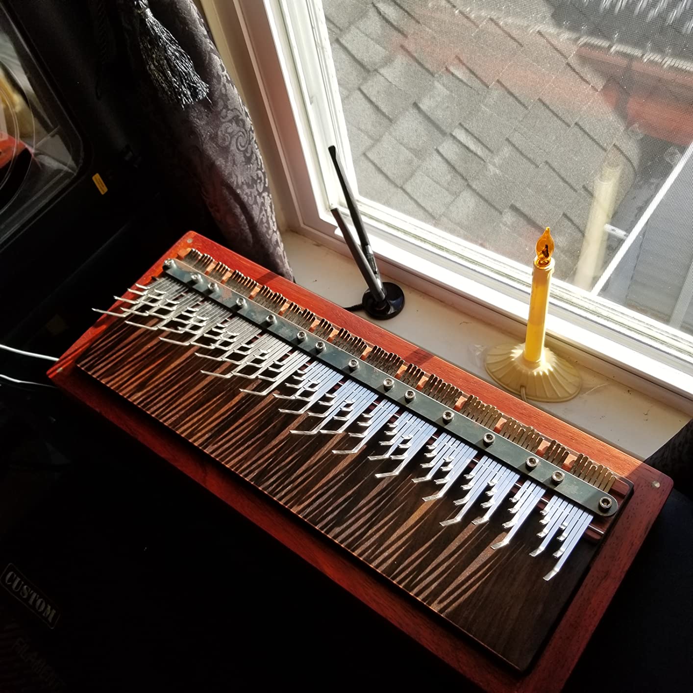 Amazon.com: ZSDM Array Mbira 96 Keys 4 Octaves Chromatic Scale Finger ...