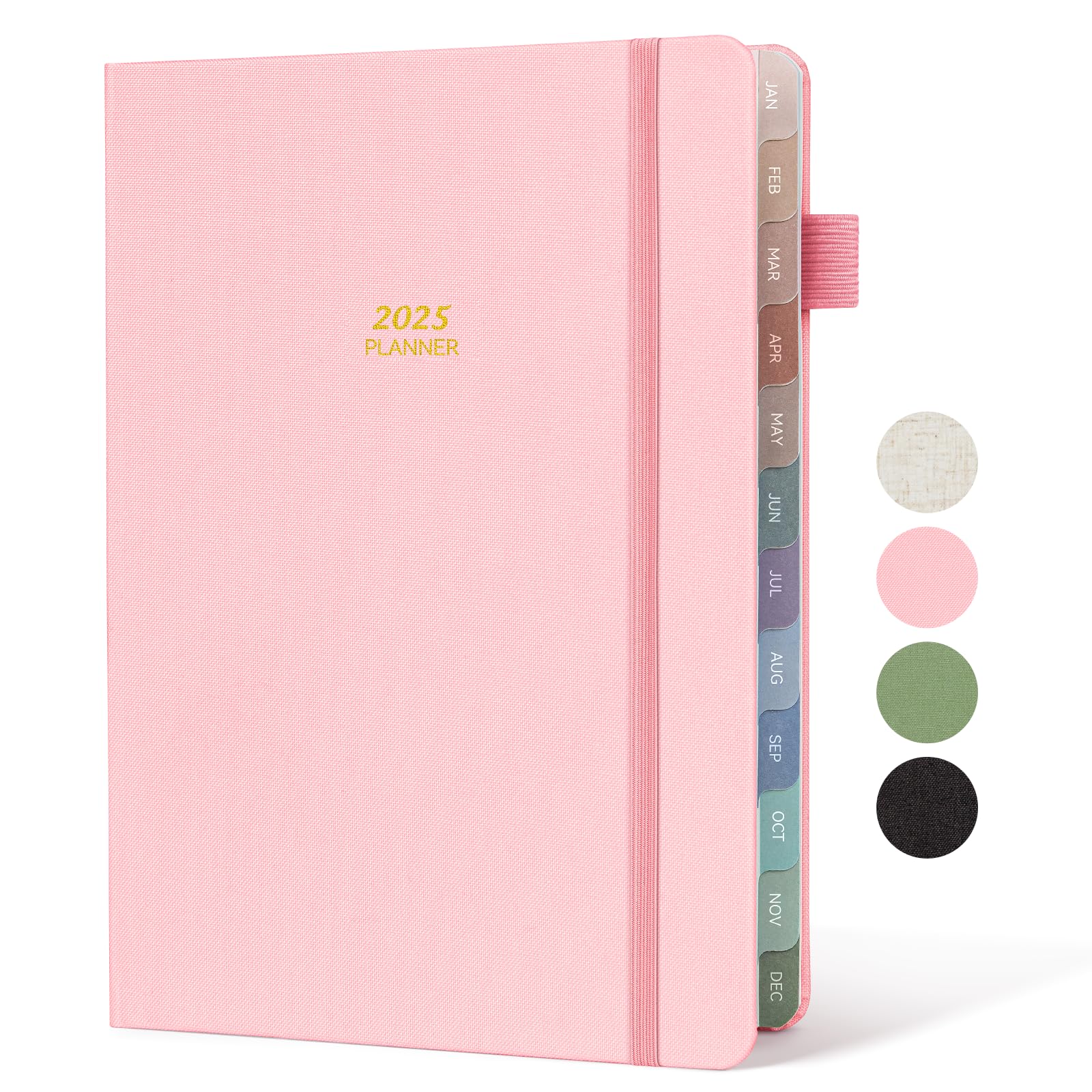 Getink 2025 Hardcover Planner Weekly & Monthly Daily Agenda Book,2025 ...