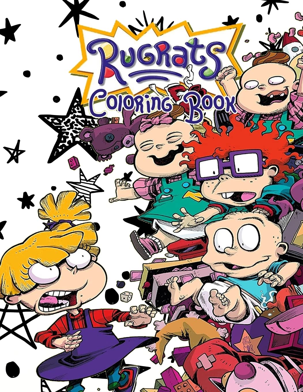 Buy Rugrats Coloring Book: +45 Amazing Rugrats Coloring pages for Kids ...