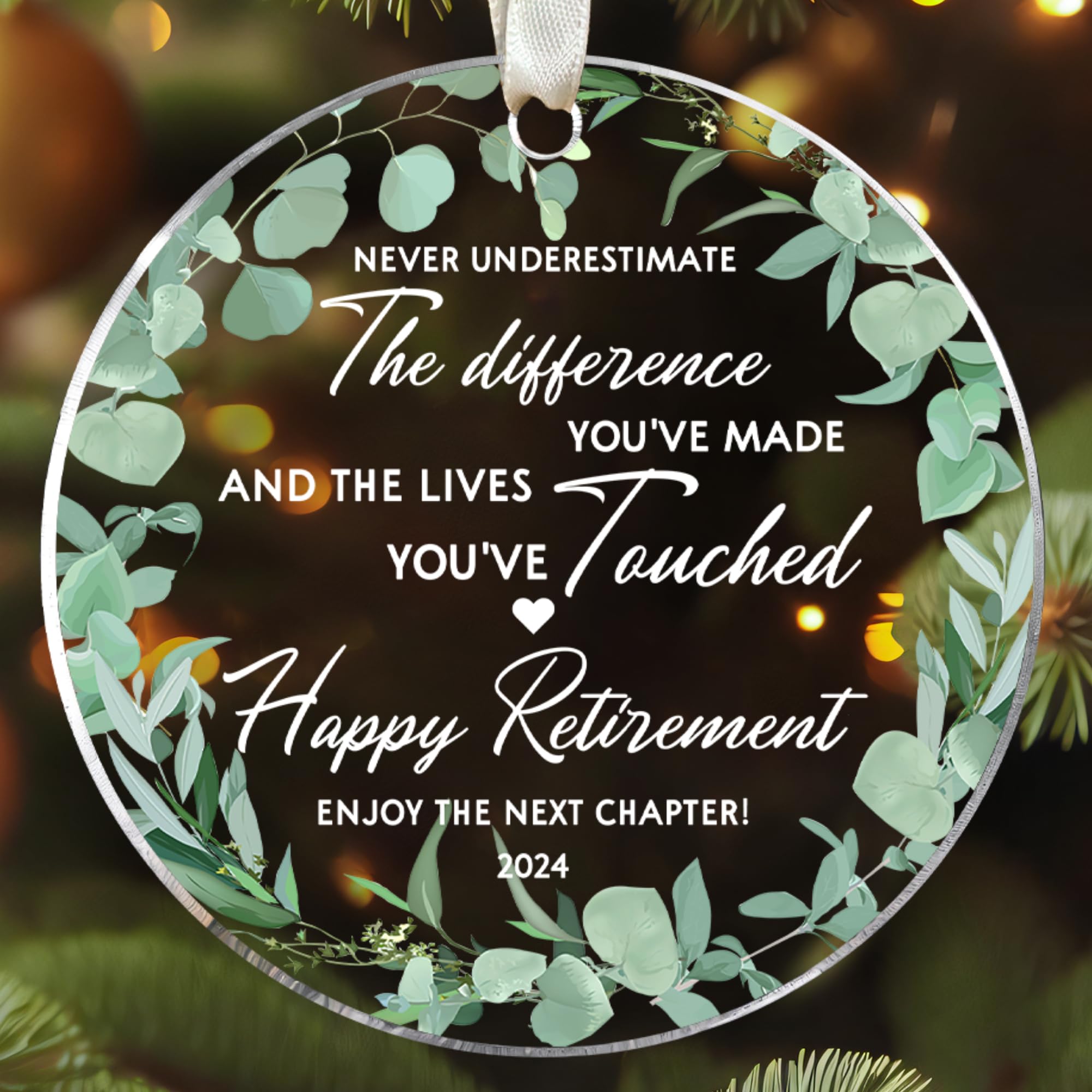 Amazon.com: Retirement Ornament 2024 - Retirement Gifts for Women 2024 ...