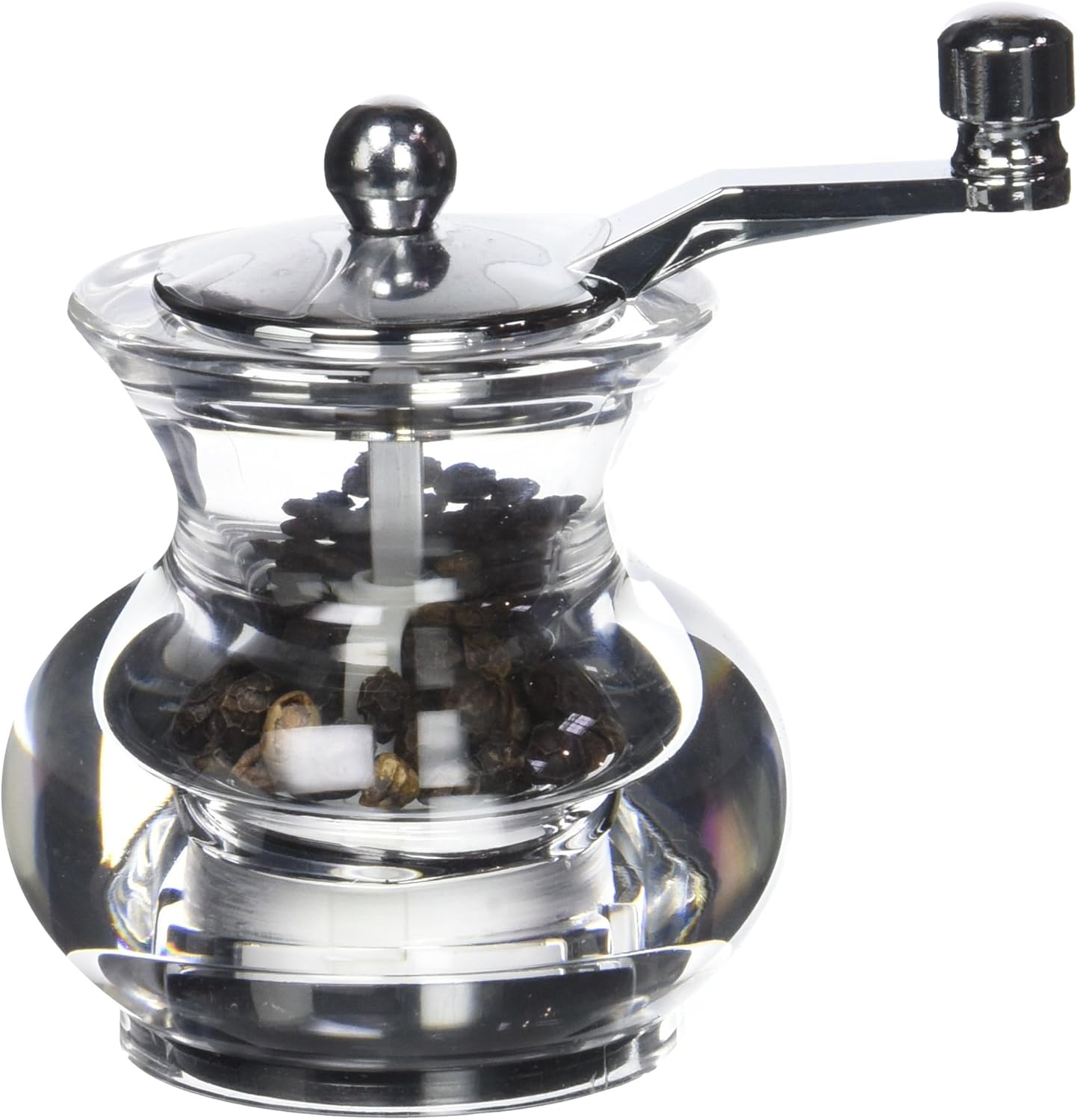 Amazon.com: Marlux 3-Inch Pepper Mill, Clear Acrylic with Crank: Home ...