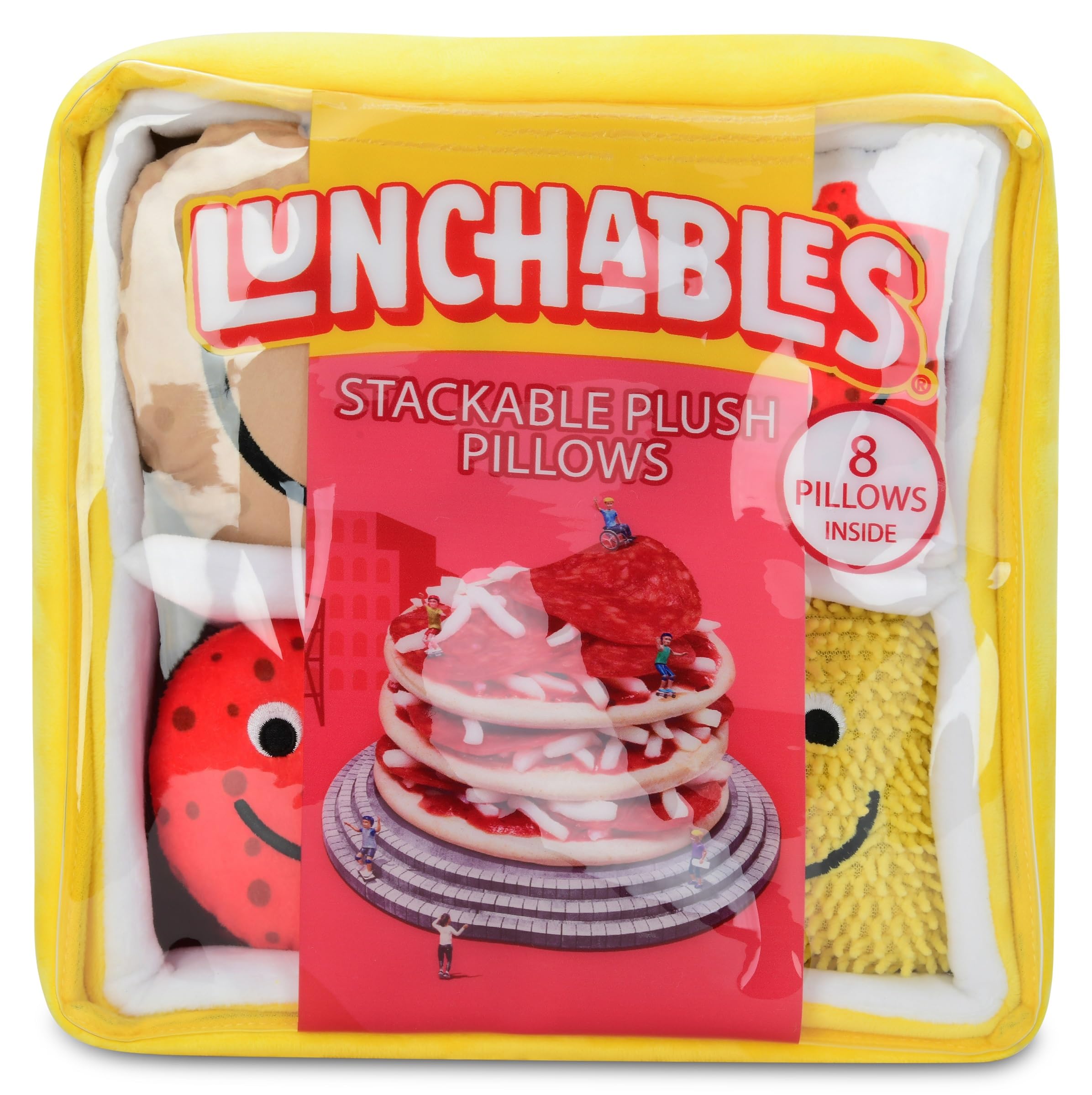 Amazon.com: iscream Kraft Lunchables Package 11" x 11" Pillow Set with ...