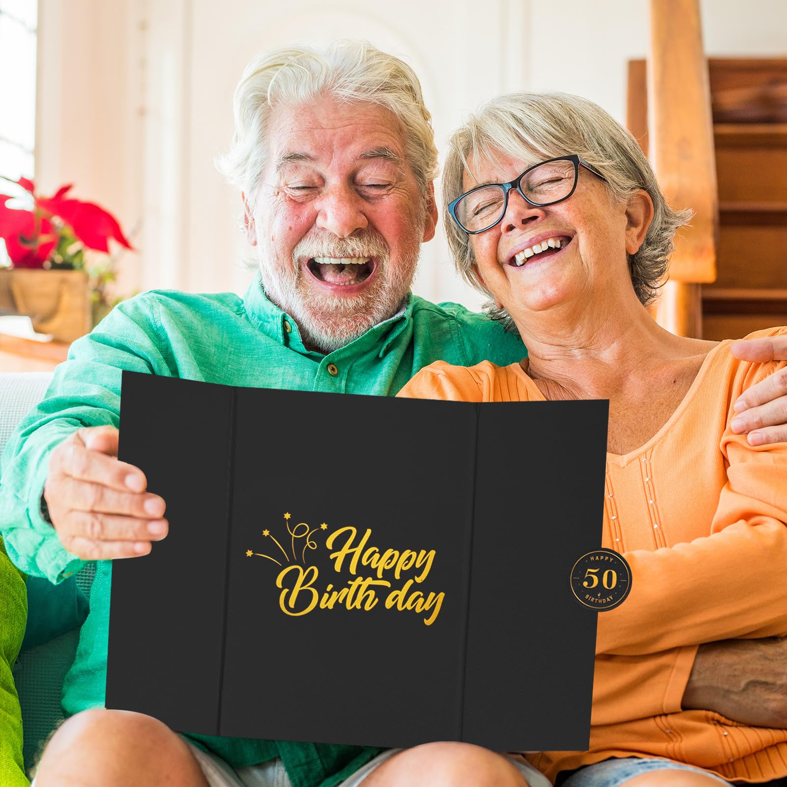 Snapklik.com : 50th Birthday Guest Book Alternative, Gold 50th Birthday ...