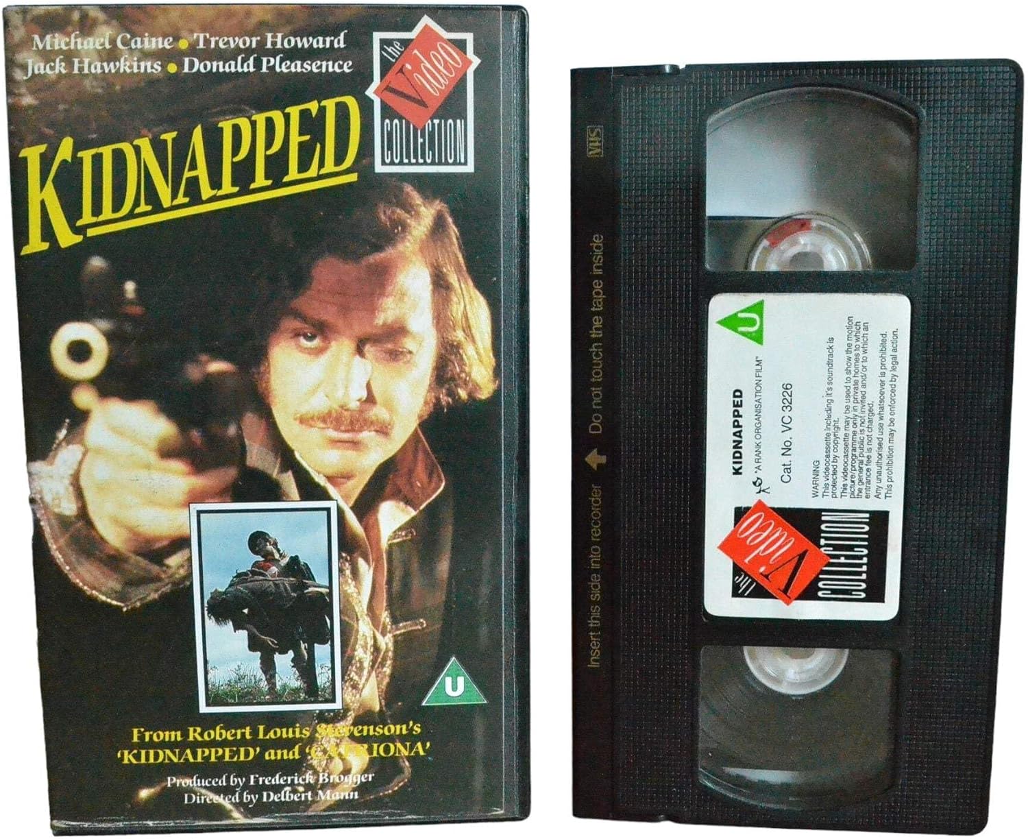 Kidnapped Video Michael Caine Trevor Howard Jack Hawkins Donald ...