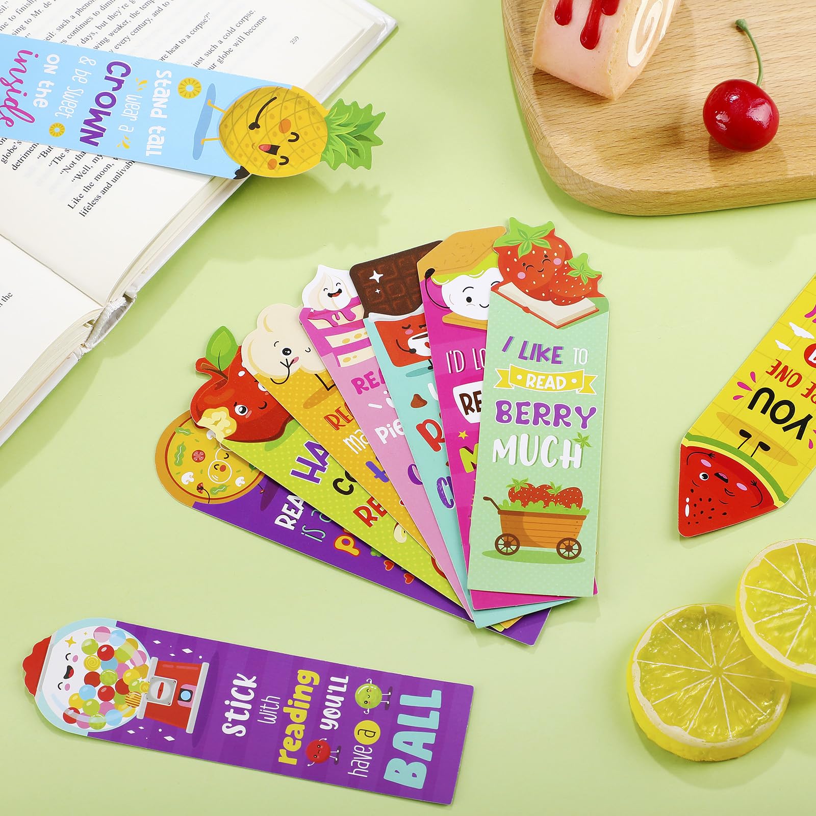 Snapklik.com : Eersida 210 Pieces Scratch And Sniff Scented Bookmarks ...