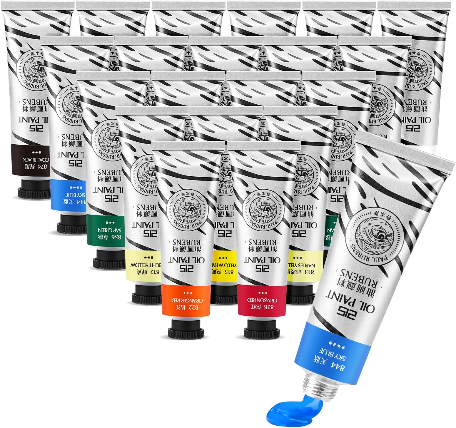 Myartscape Oil Paint Set - 12ml x 48 Tubes - Lightfast - Heavy Body ...