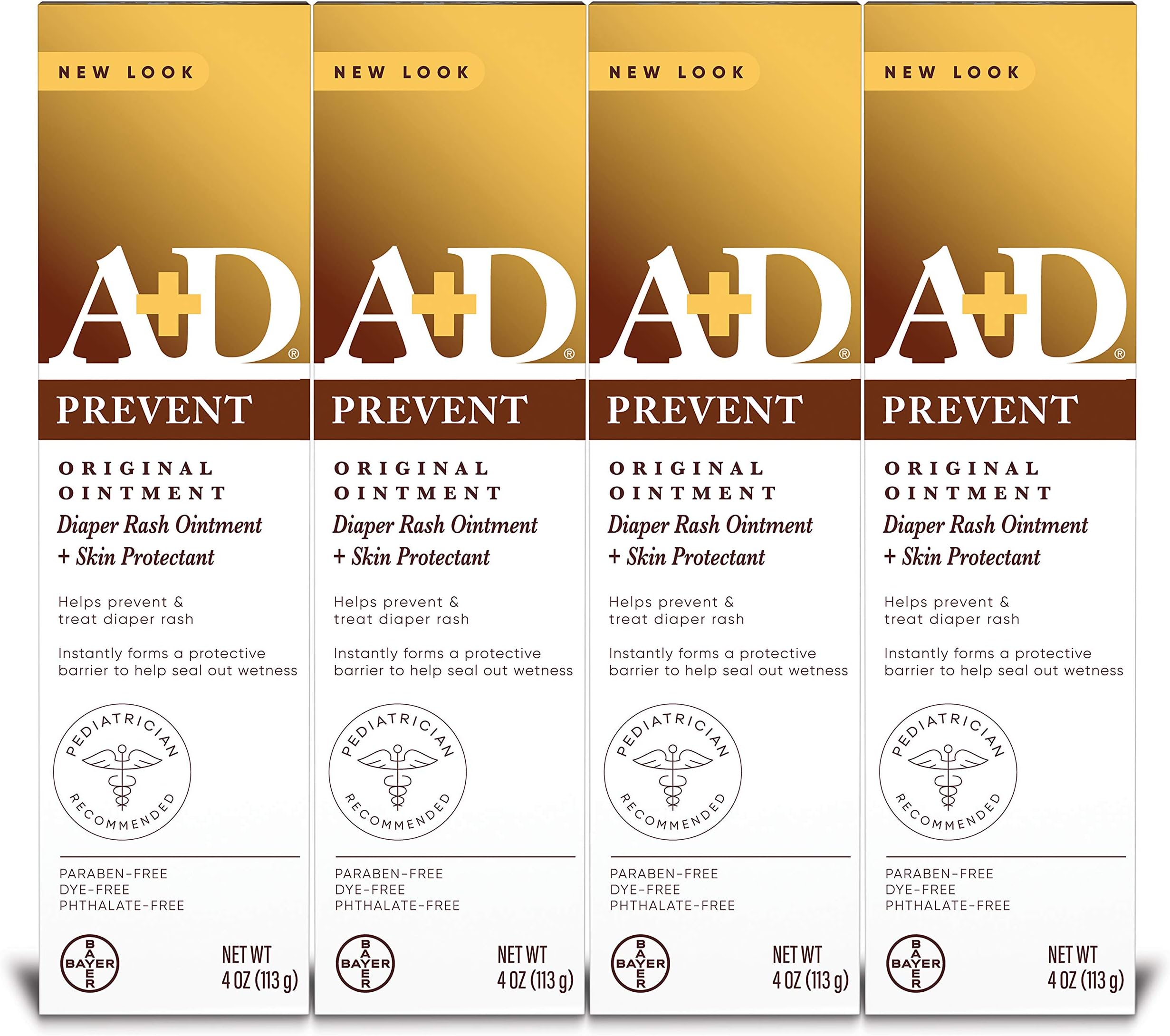 Amazon.com: A+D Original Diaper Rash Ointment, Baby Skin Protectant ...