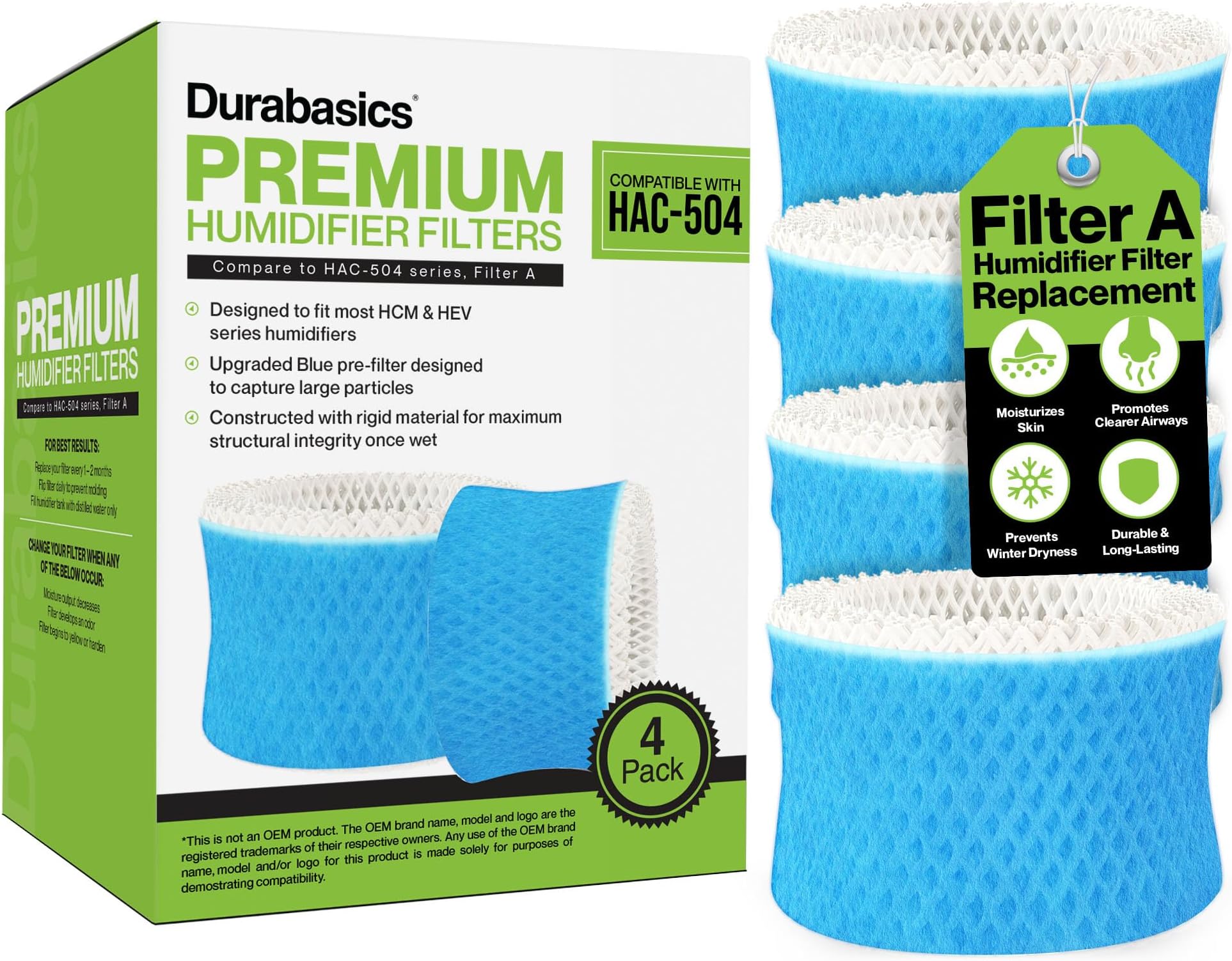 Amazon.com: Honeywell Replacement Wicking Filter A, 3 pack, White, 3 ...