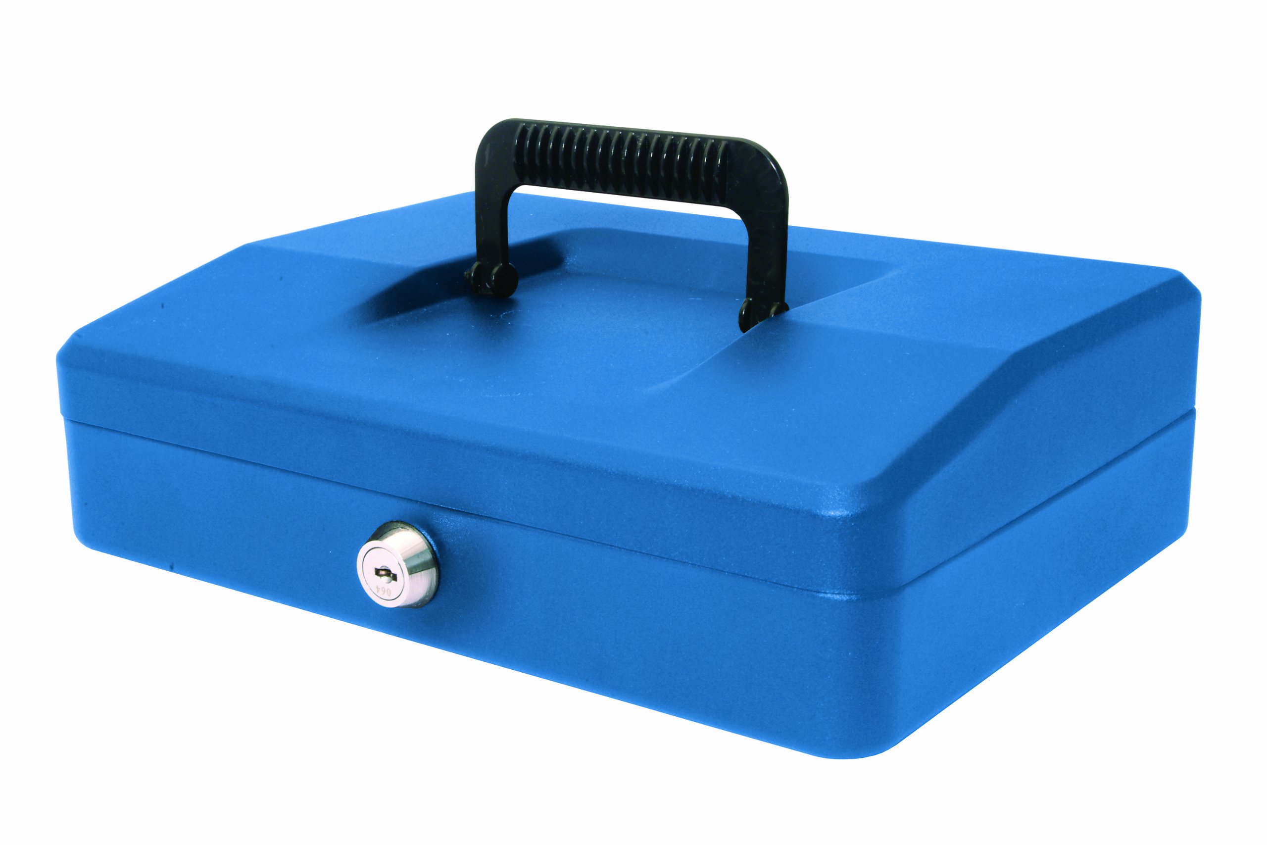 Amazon.com : Helix 10 inch Cash Box with Removable Coin Tray - Blue ...