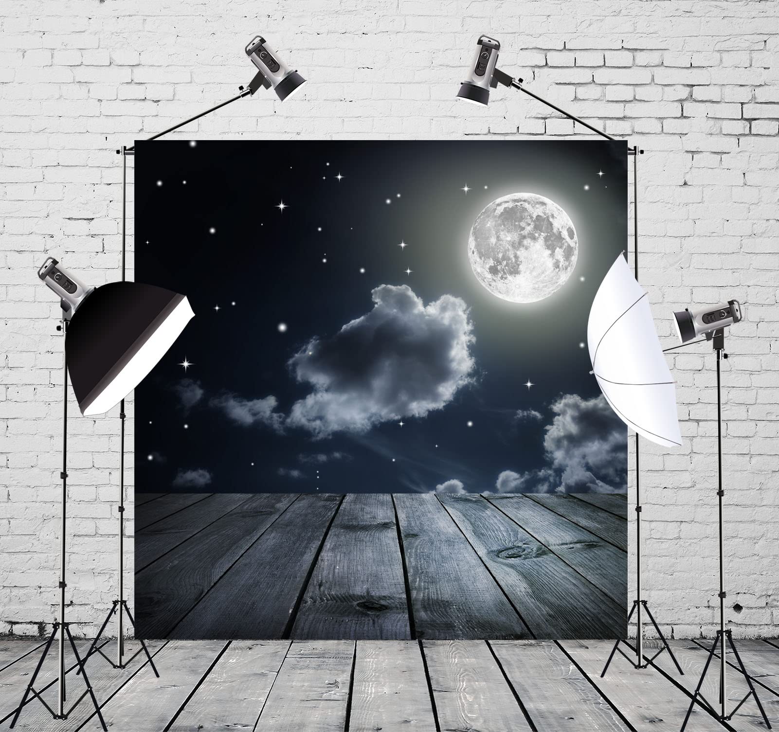 Vintage Night Sky Backdrop