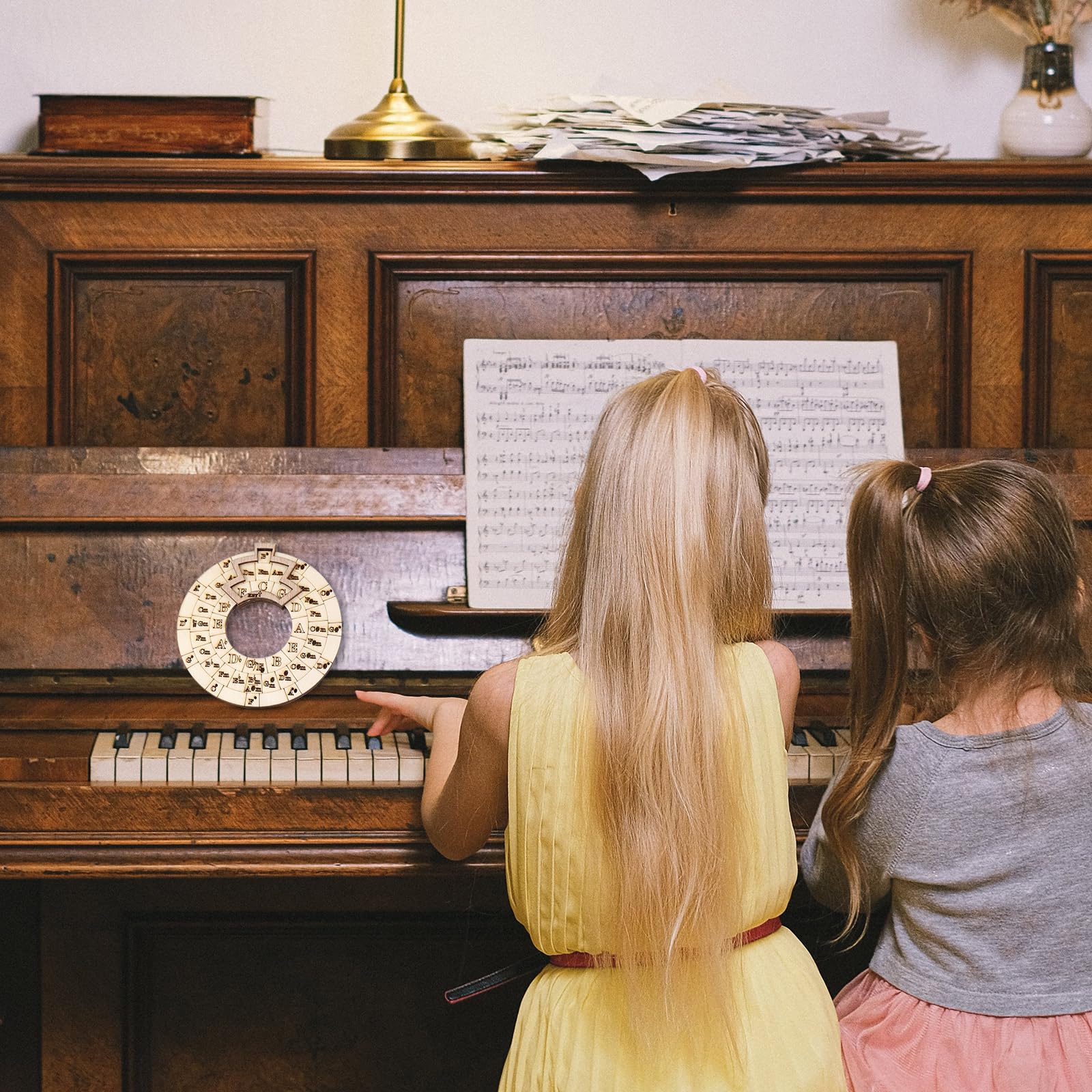 Snapklik.com : Wooden Melody Tool, Circle Of Fifths Wheel Music ...