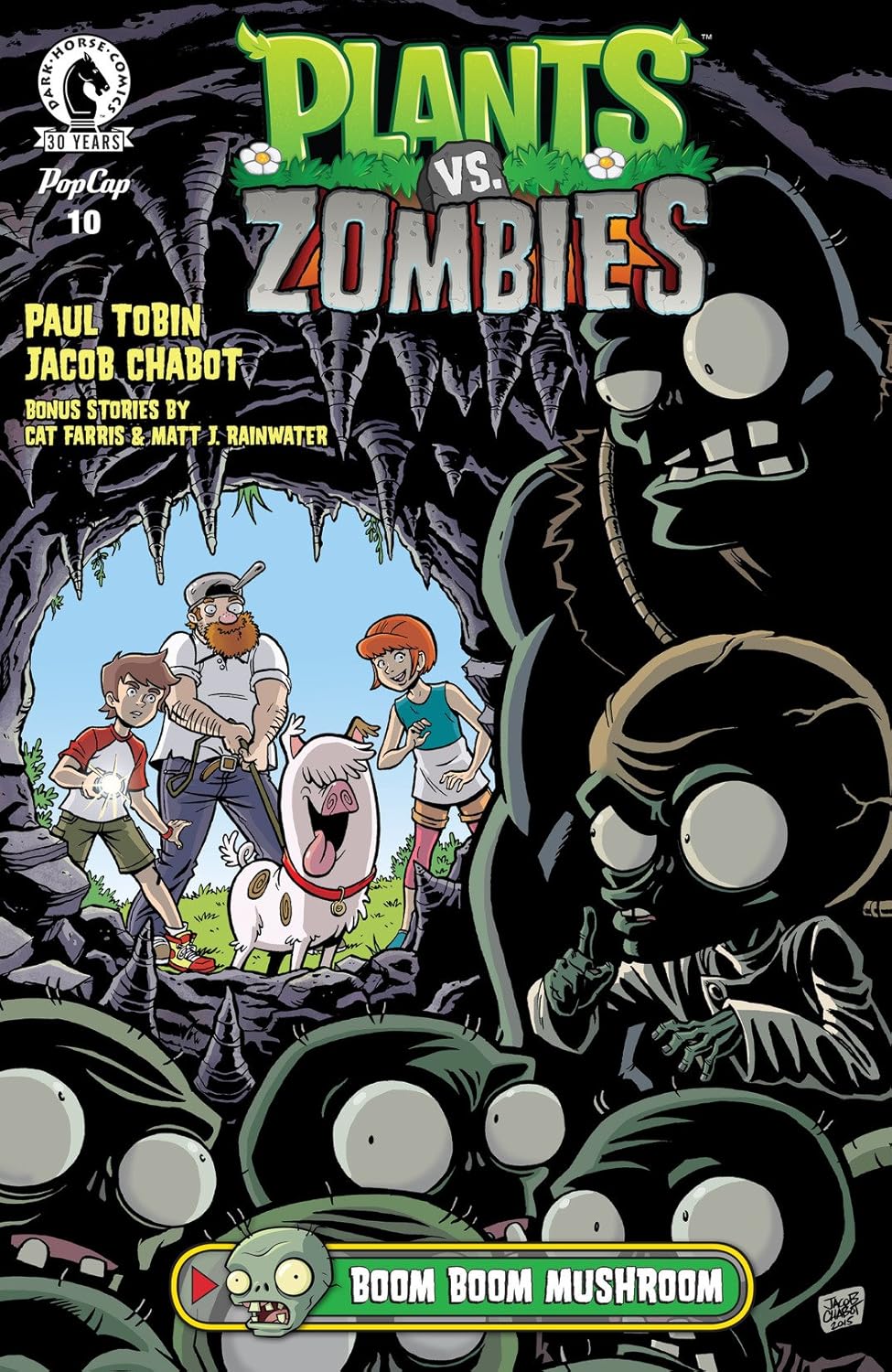Plants vs. Zombies #10: Boom Boom Mushroom eBook : Tobin, Paul, Farris ...