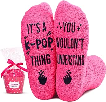 Amazon.com: Zmart Kpop Gifts for Women - Music Socks for K-pop Lovers ...
