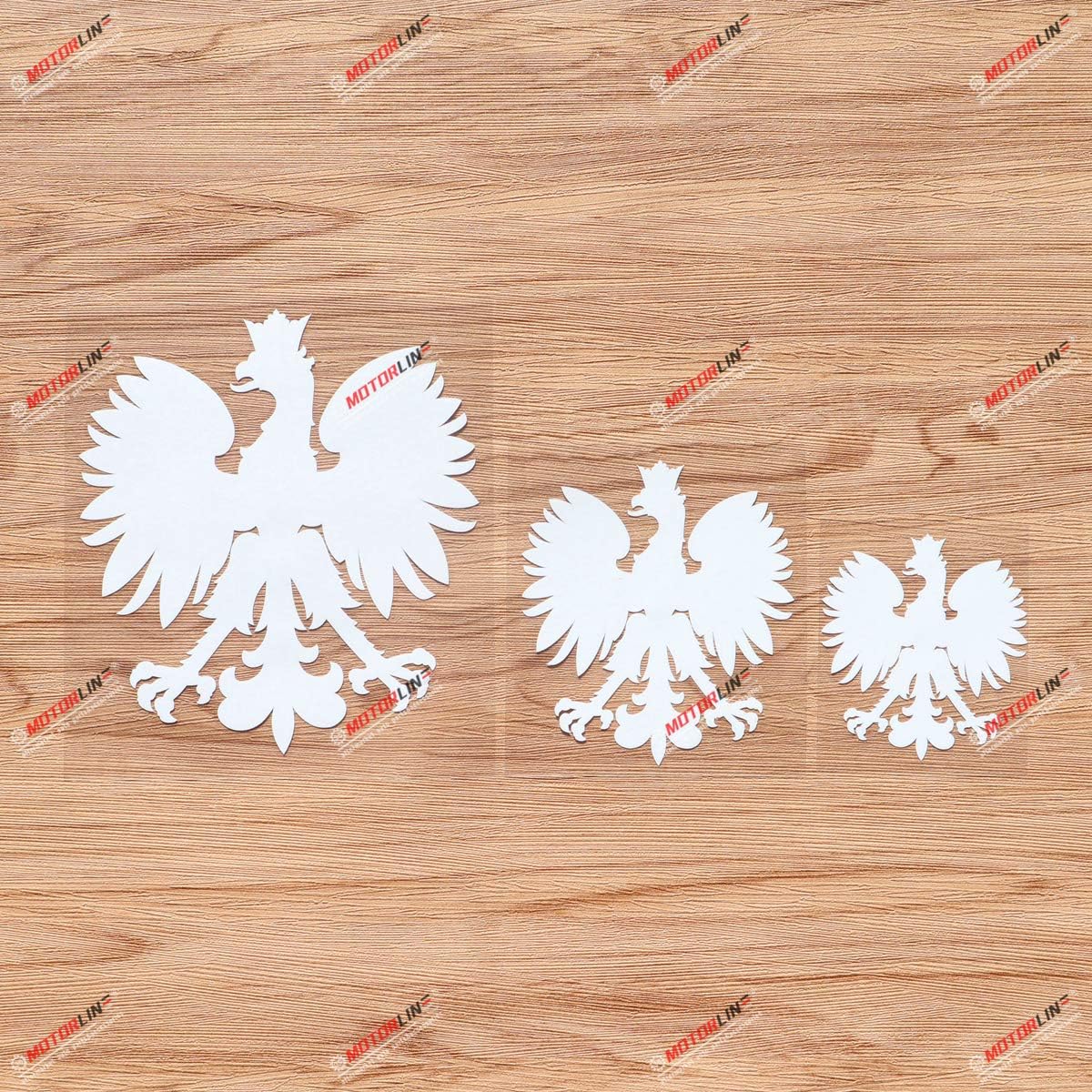 Amazon.com: Poland, Polish Eagle Chrome Silver Finish Decal Emblem 3D ...