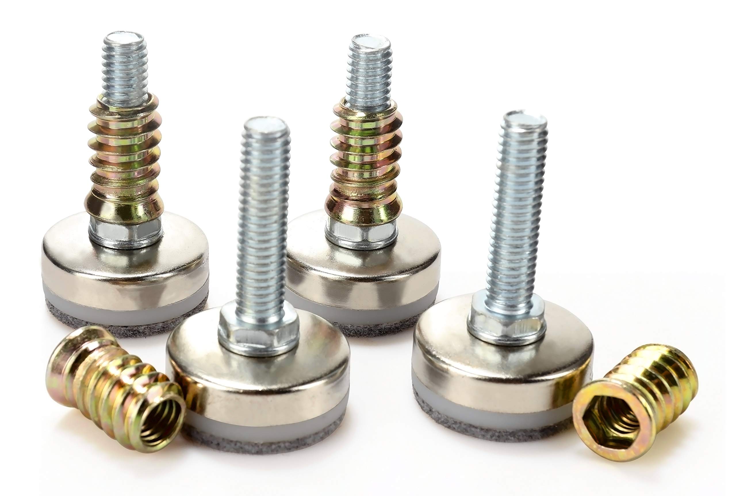 Snapklik.com : HOTTARGET Furniture Levelers - Adjustable Leveling Legs ...