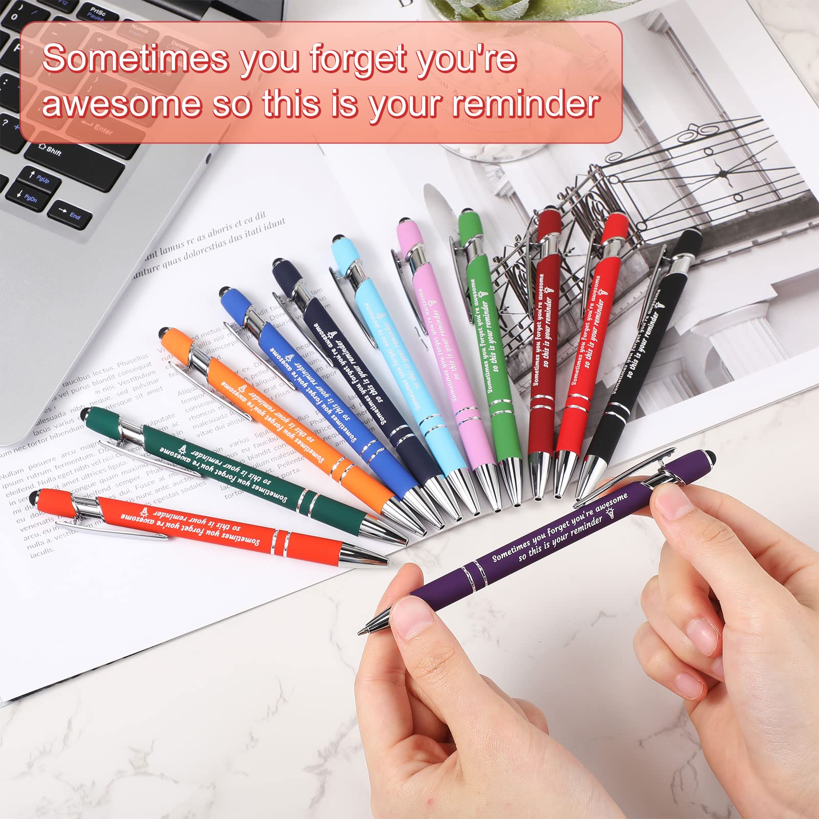 Snapklik.com : Colarr 12 Pcs Employee Appreciation Pen Ballpoint