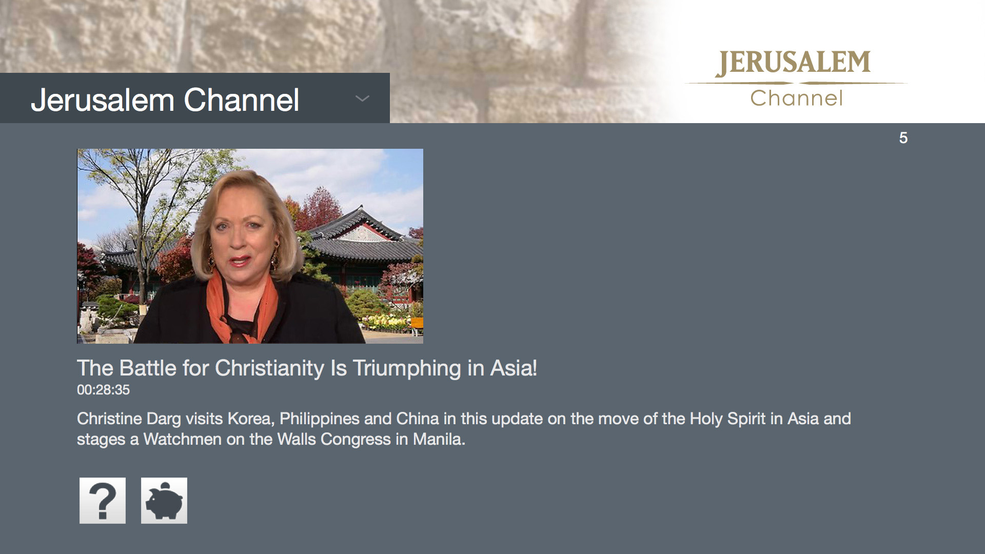 Jerusalem Channel - App on Amazon Appstore