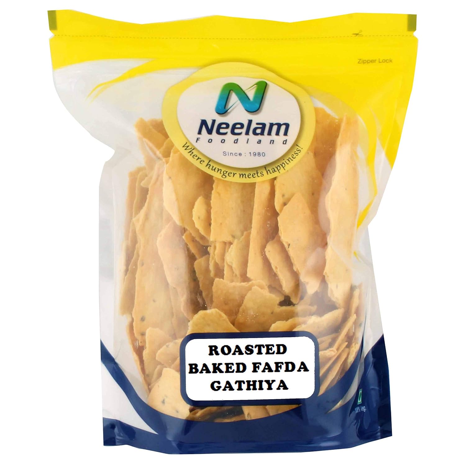 Amazon.com: Neelam Foodland Roasted Baked Fafda Gathiya, (14.10 OZ, 400 ...