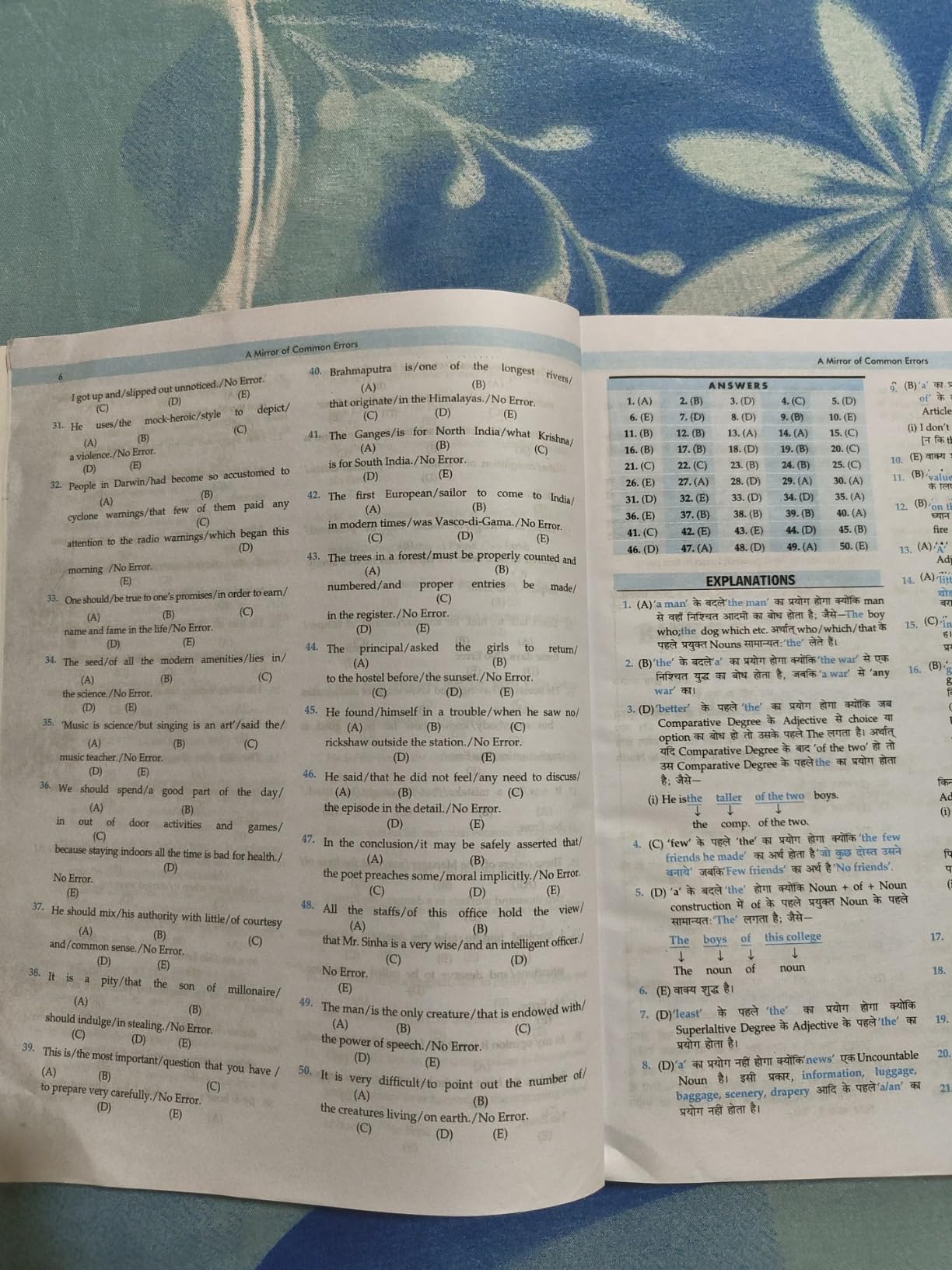 A MIRROR OF COMMON ERRORS BY DR. ASHOK KUMAR SINGH 2019 EDITION : AK ...
