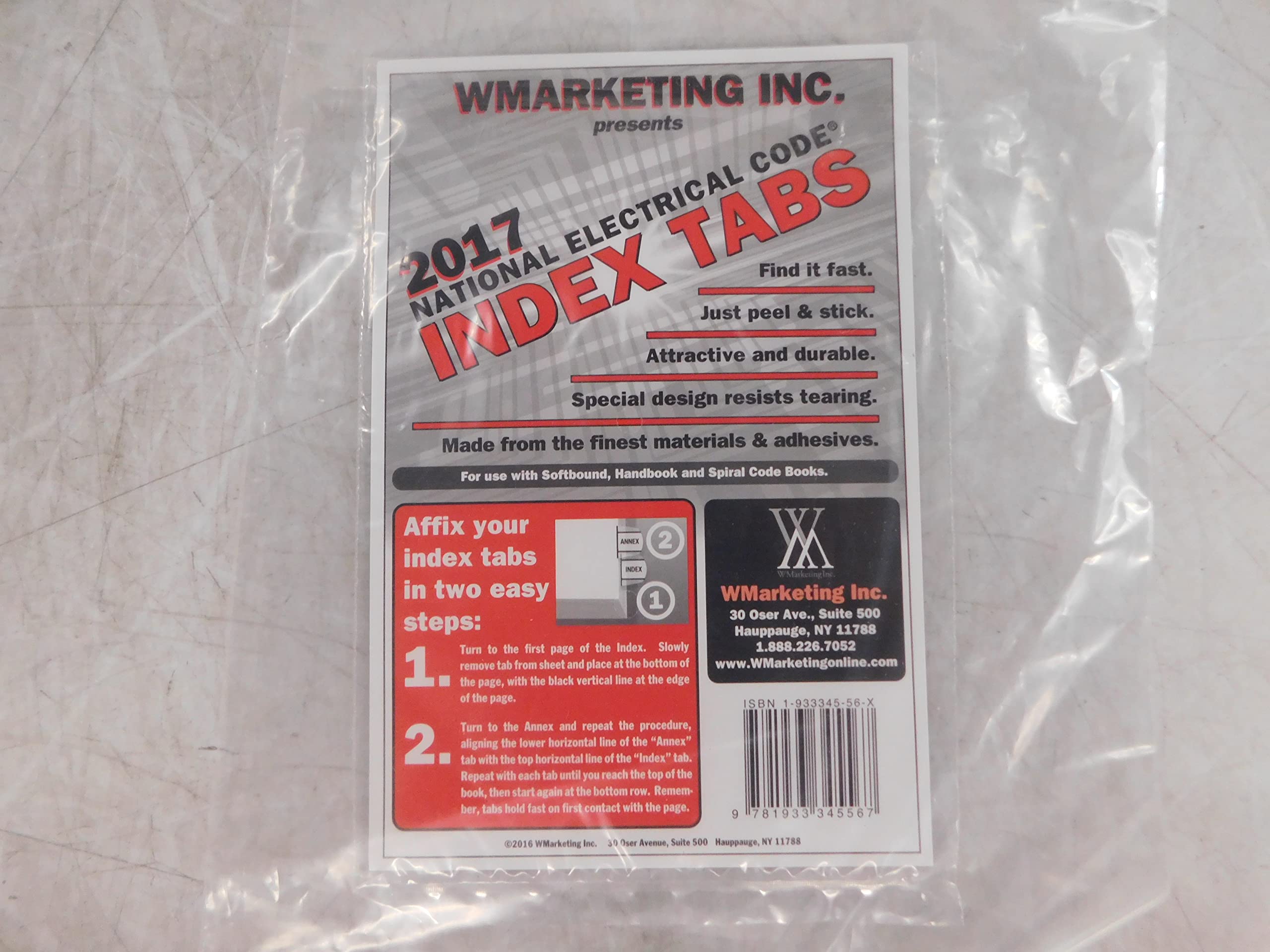 2017 National Electrical Code (NEC) Tabs - 96 Tabs: WMarketing Inc ...