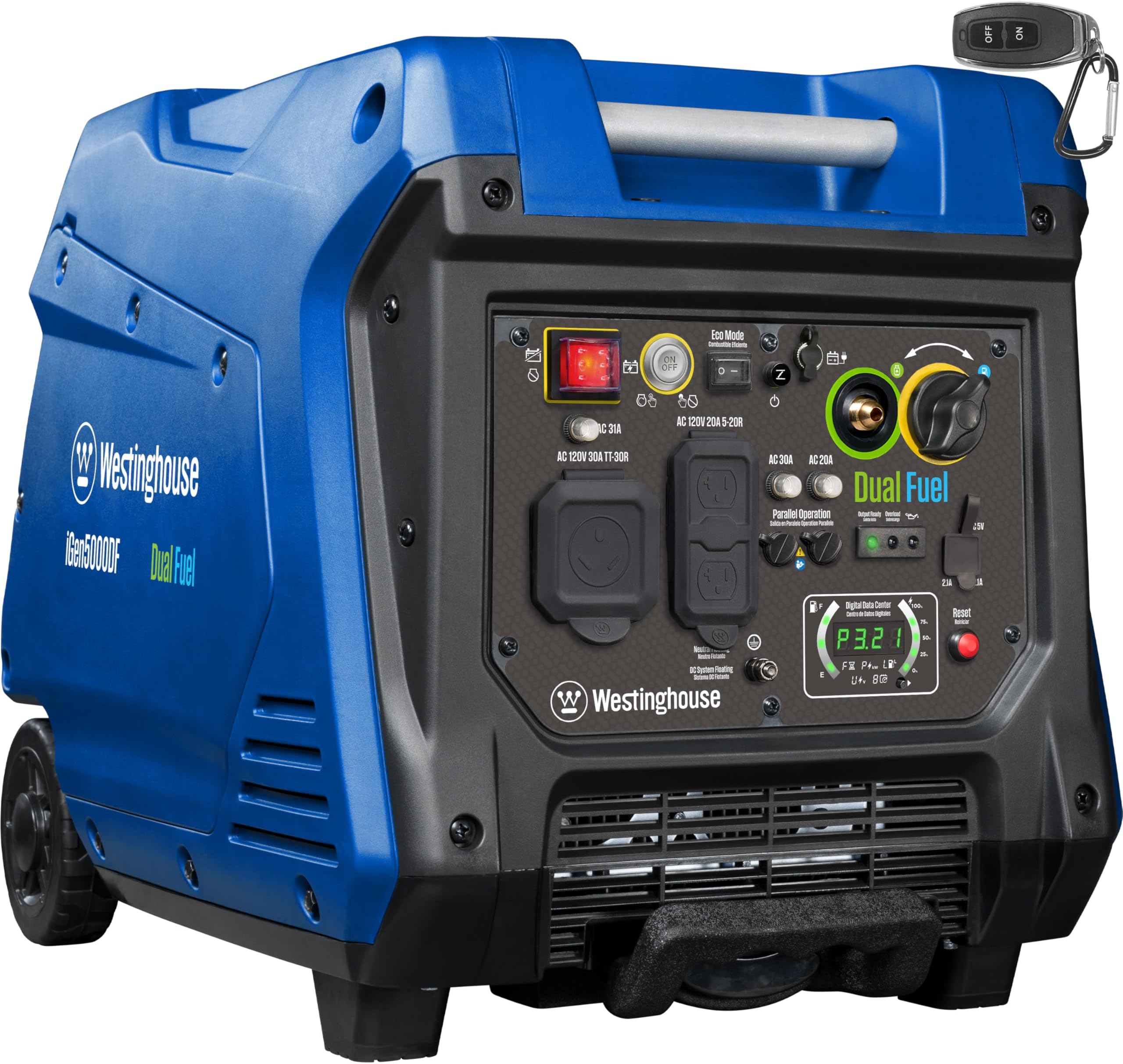 Amazon.com: Ford 5,250W Dual Fuel Portable Generator with Switch & Go ...