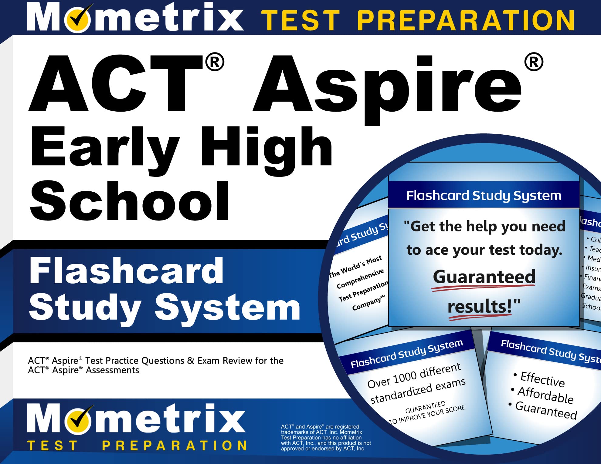 Amazon.com: ACT Aspire Early High School Flashcard Study System: ACT ...
