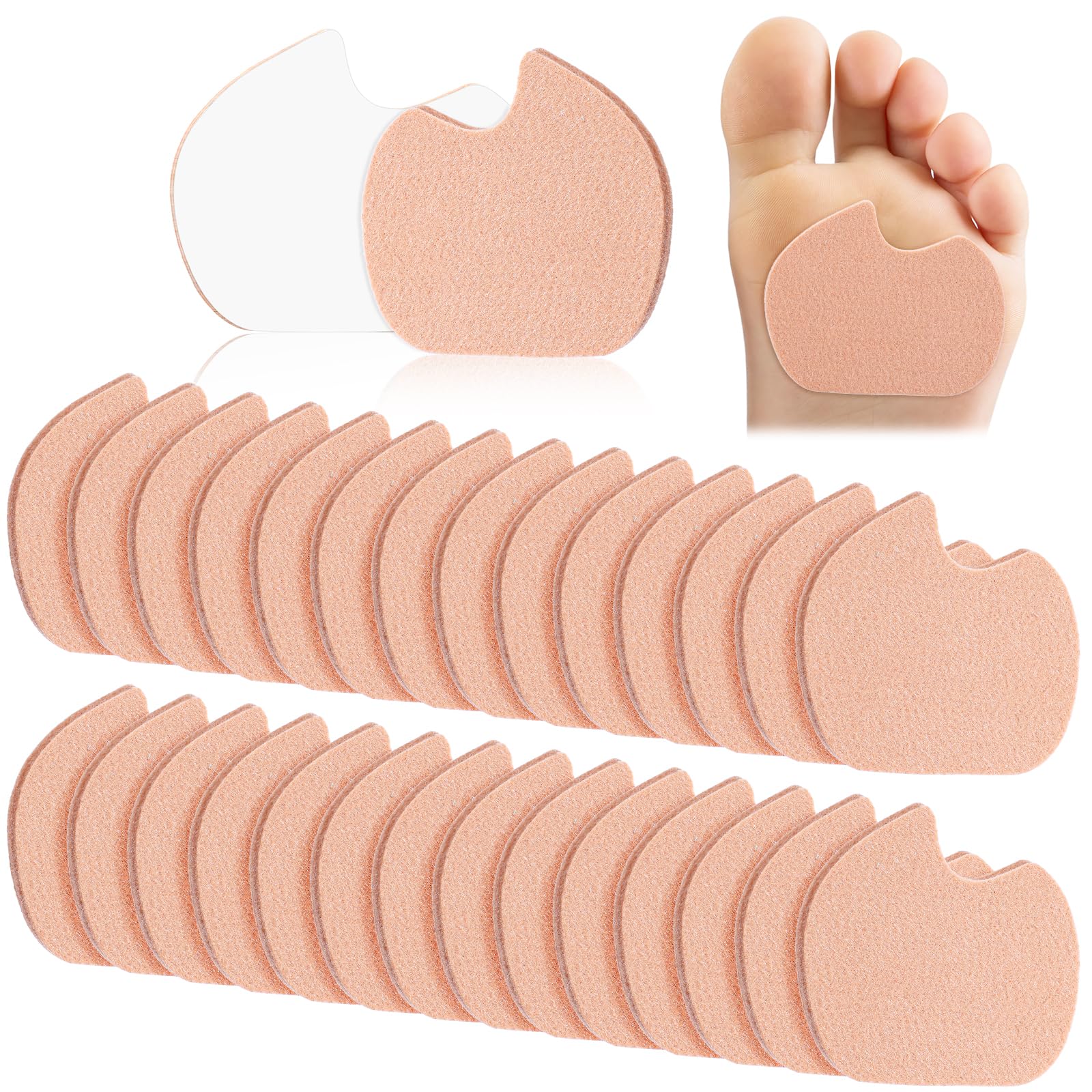 Amazon.com: 28pcs Sesamoiditis Pads Felt Dancer Pads Dancers Pads for ...