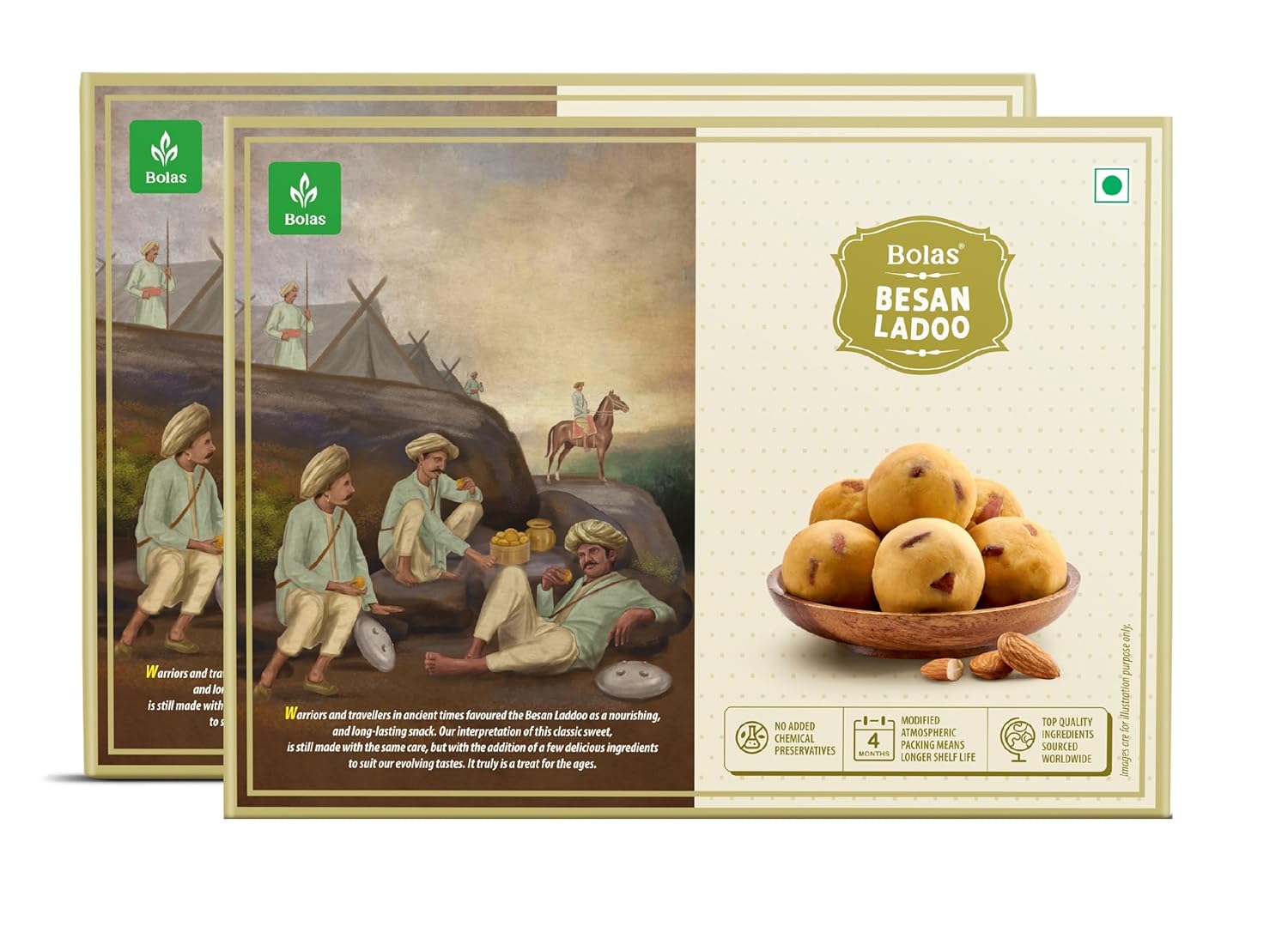 Bolas Sweets Besan Ladoo made with Pure Ghee (Traditional Indian Mithai Hand-Crafted with Love ...