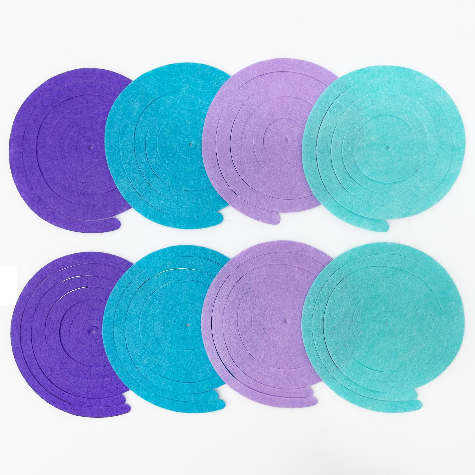 Snapklik.com : 36 Pcs Mermaid Hanging Swirl Decorations Teal Purple ...