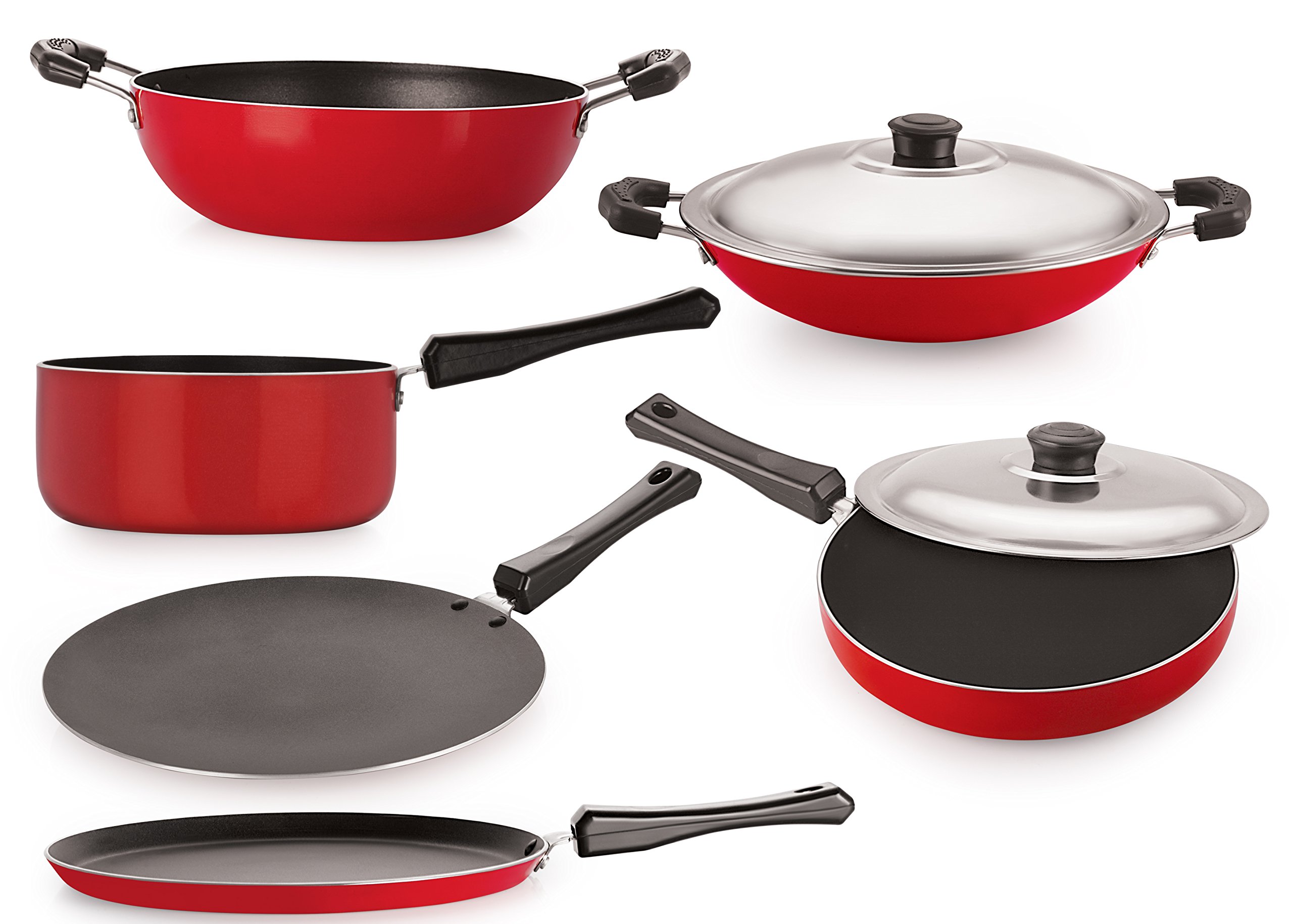 Buy Premium Nonstick Tawa Set dosa / Roti 28.5 Cm , Concave / Chapati ...