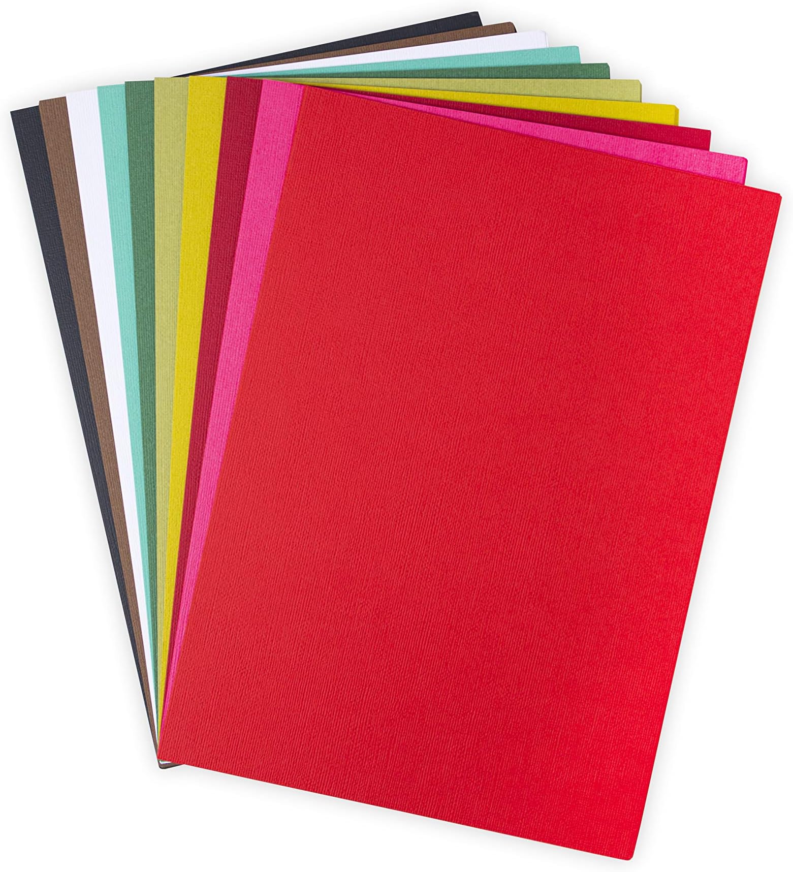 Surfacez Cardstock Sheets A4 60PK (10 Festive Colours) : Amazon.co.uk ...