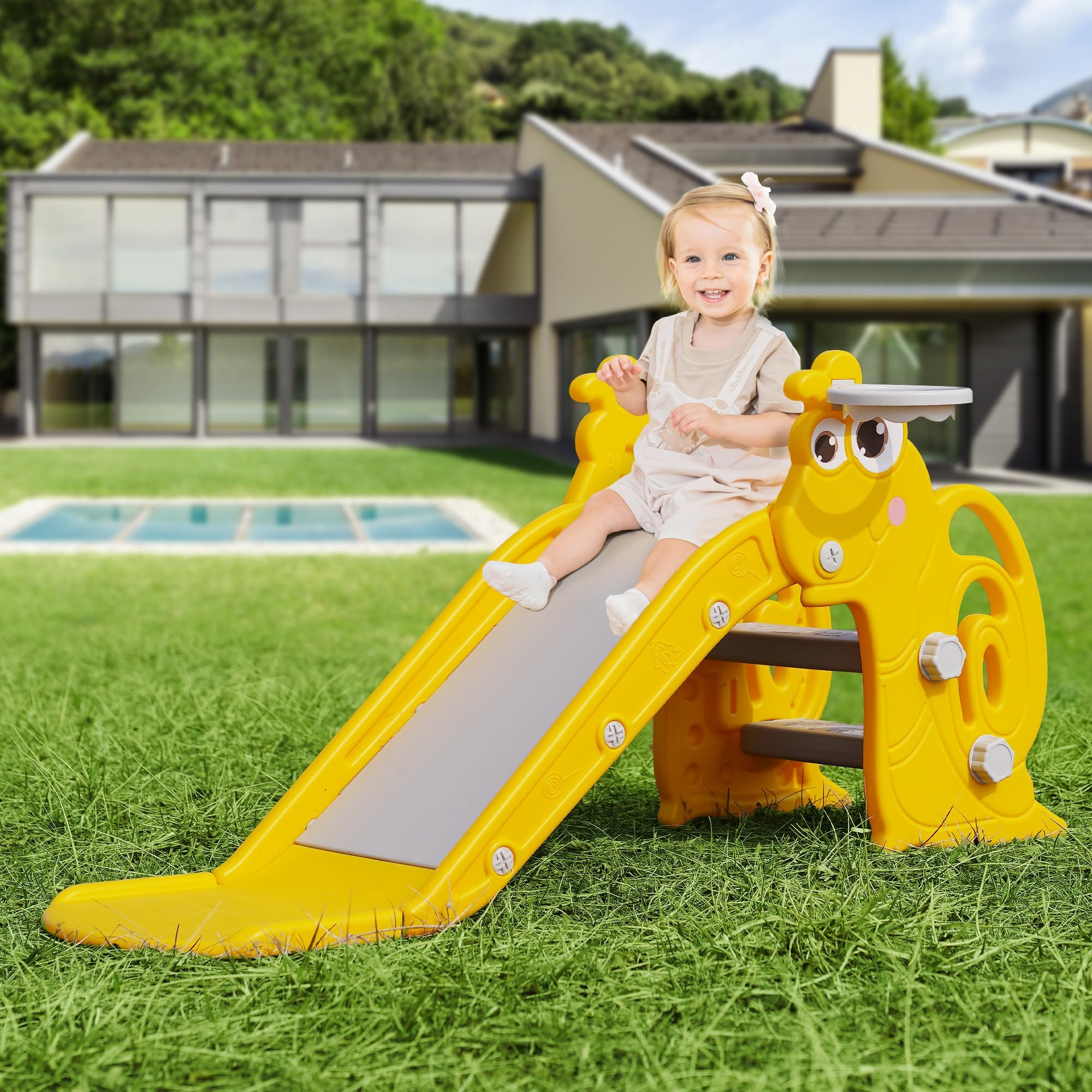 Amazon.com: SYPEVIN Toddler Slide, Indoor Slide for Toddlers Age 1-3 ...
