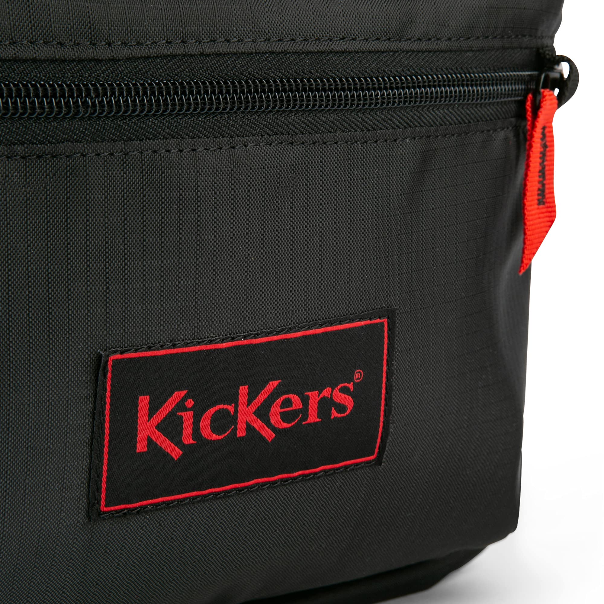 Buy Kickers 20L Ripstop Black School Backpack With Laptop Pocket And ...