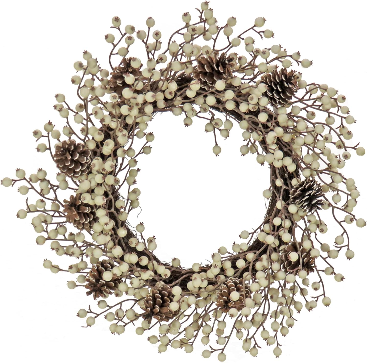 Amazon.com: HGTV Home Collection Unlit Artificial Christmas Wreath ...