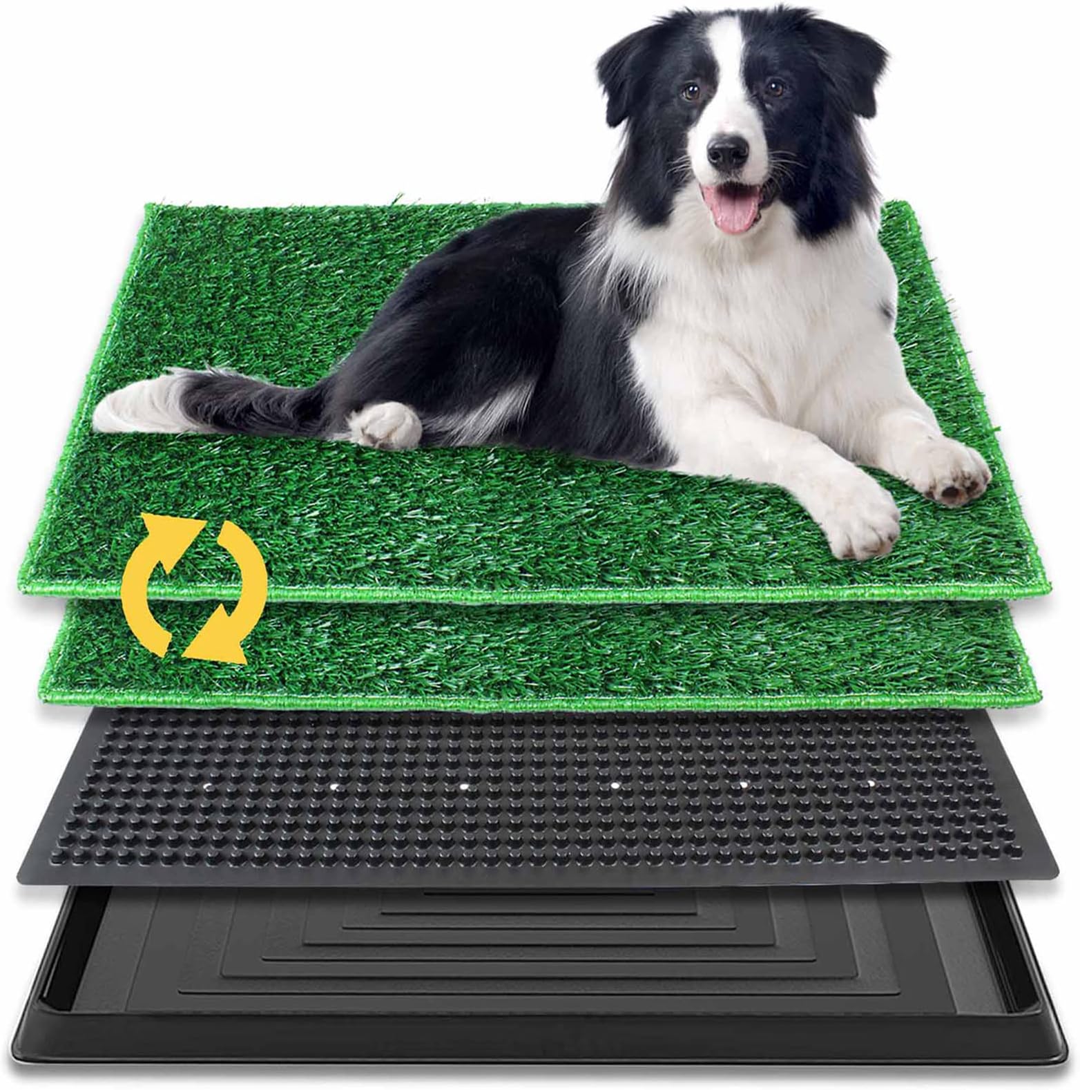 PawHut Indoor Pet Dog Toilet Mat Potty Tray Training Grass Restroom ...