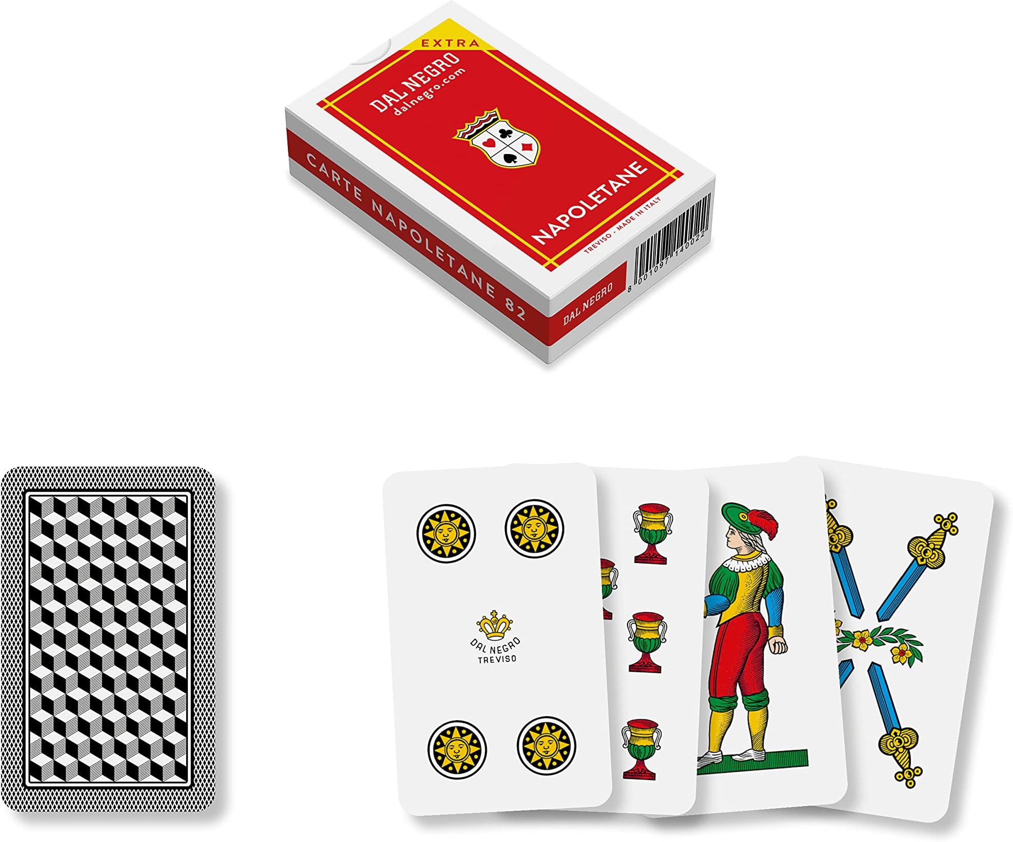 Modiano Napoletane 97/25 Regional Italian Playing Cards. Authentic ...