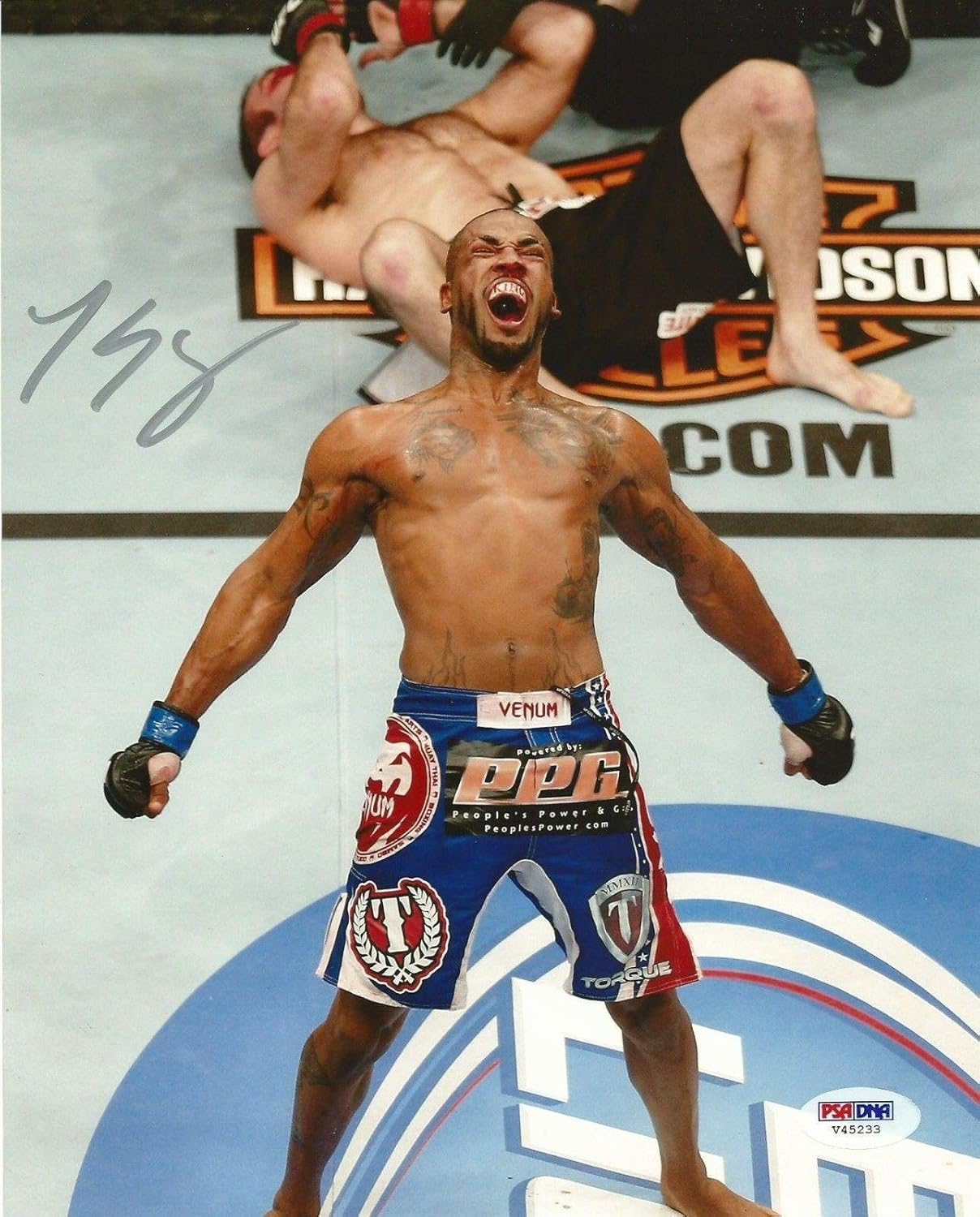 Bobby King Green Signed UFC 156 8x10 Photo COA Fight for the Troops ...