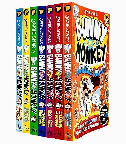 Bunny vs Monkey The Phoenix Presents Series Books 1 - 7 Collection Set ...