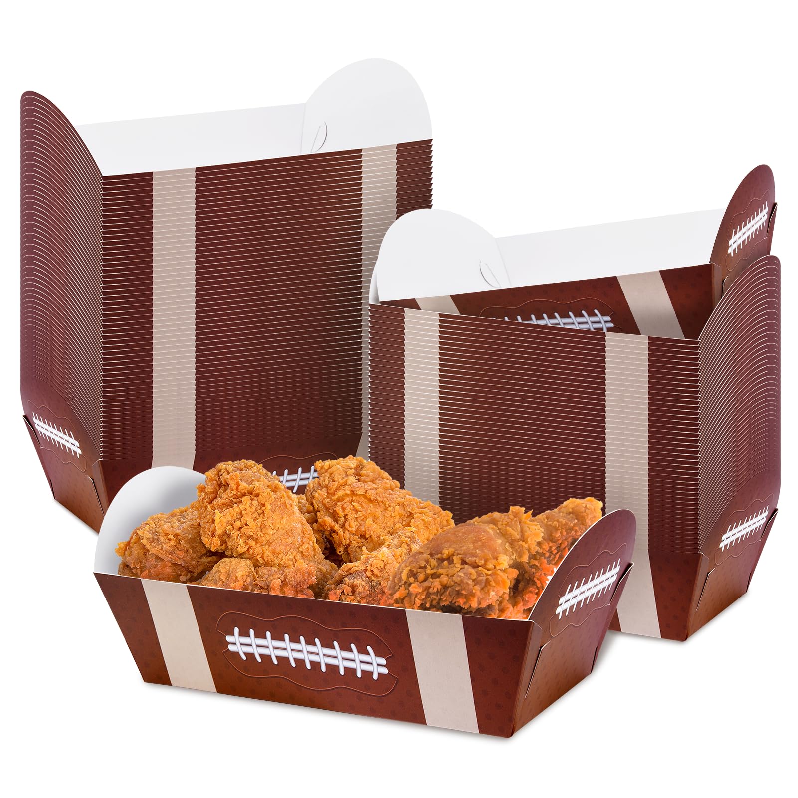 Amazon.com | EPHYO 96Pcs Football Trays Superbowl Disposable Serving ...