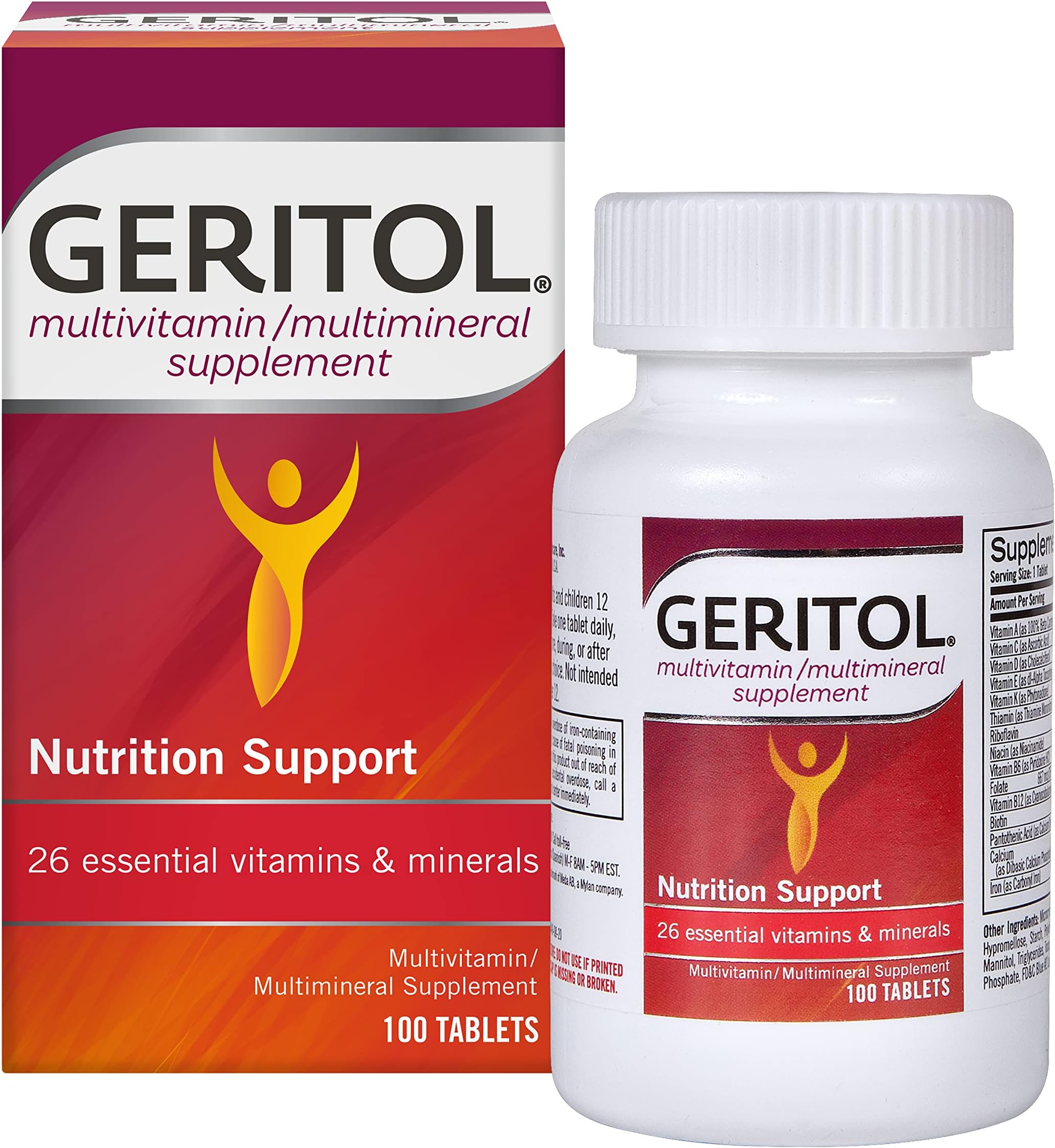 Amazon.com: Geritol Complete Tablets 100 Tablets : Health & Household